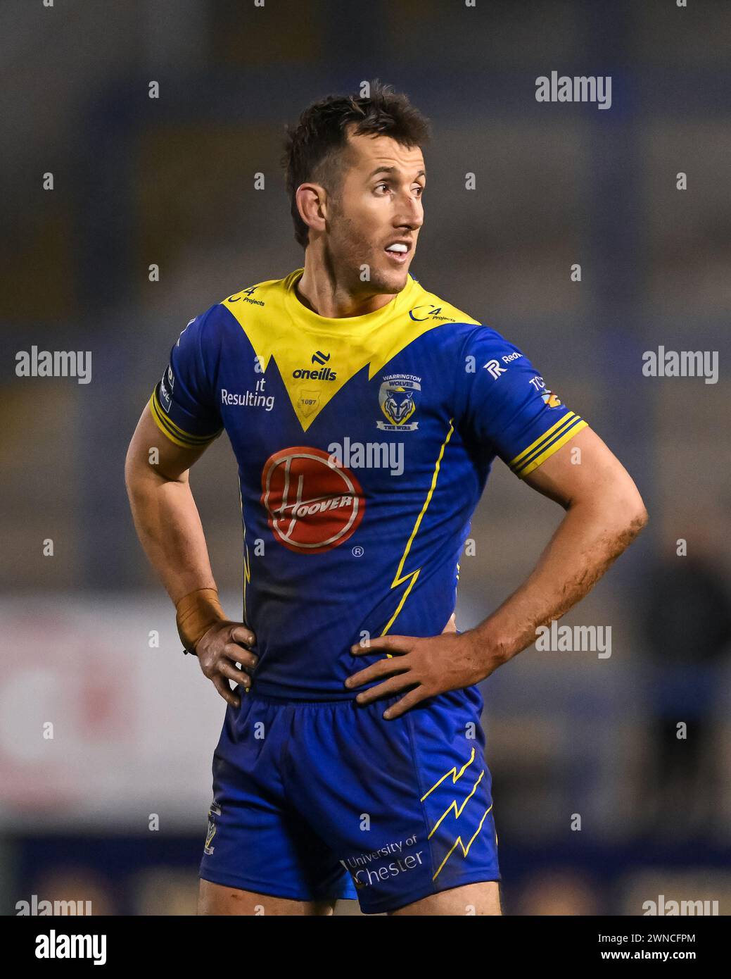 Stefan Ratchford of Warrington Wolves during the Betfred Super League ...