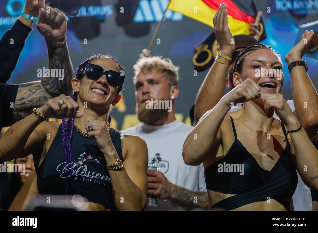 San Juan, Puerto Rico. 01st Mar, 2024. Boxing: Featherweight, women ...