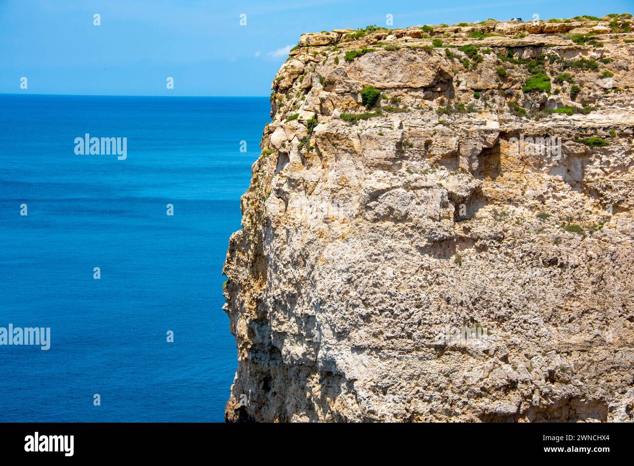 Limestone Dingli Cliffs - Malta Stock Photo - Alamy