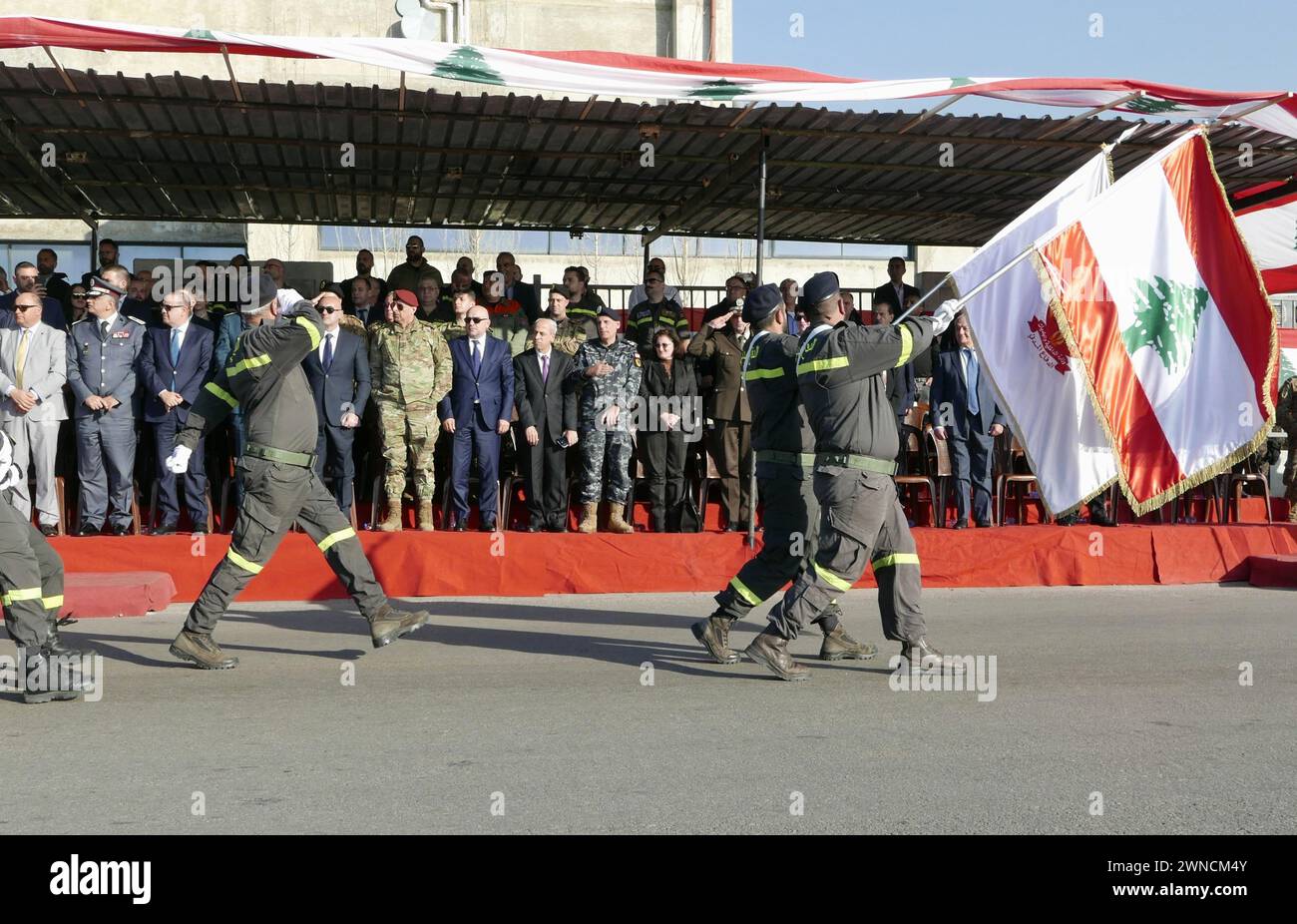 Beirut, Lebanon. 01st Mar, 2024. Lebanon marks the International Civil ...