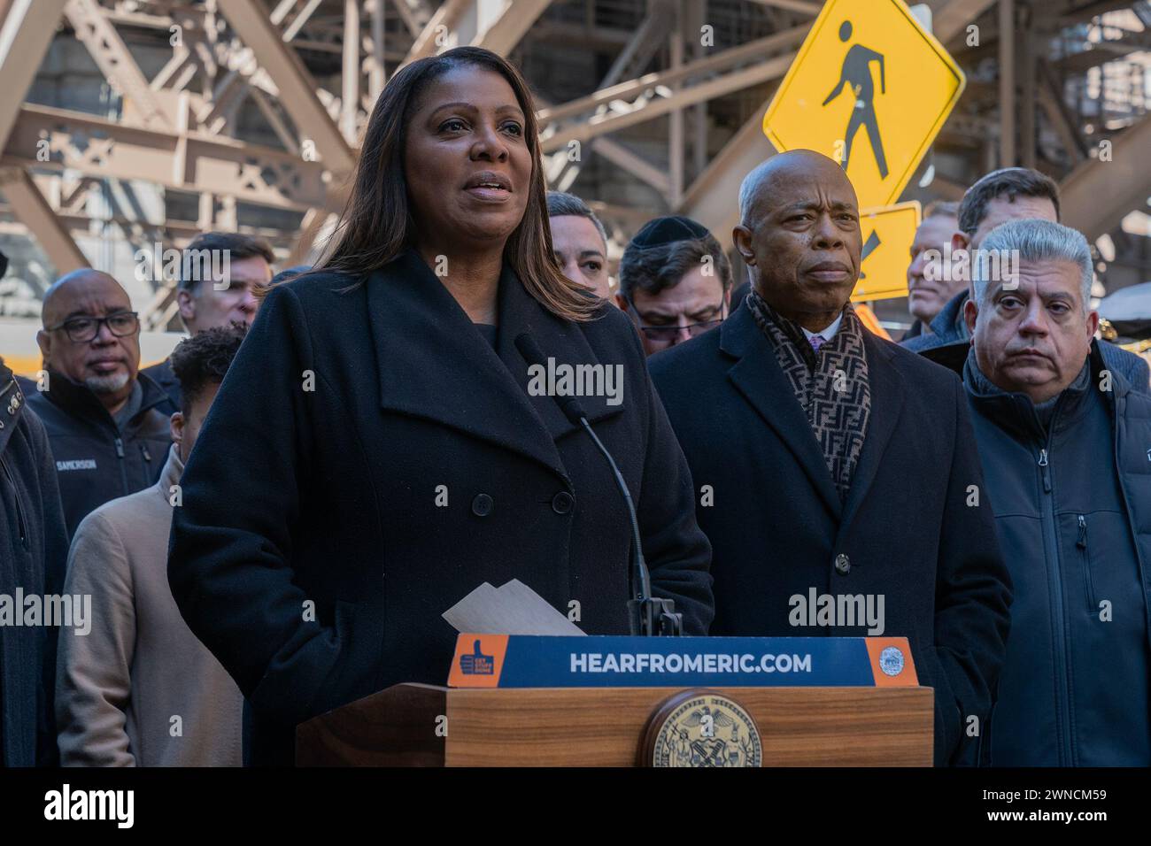 State General Attorney Letitia James speaks during 30th anniversary ...