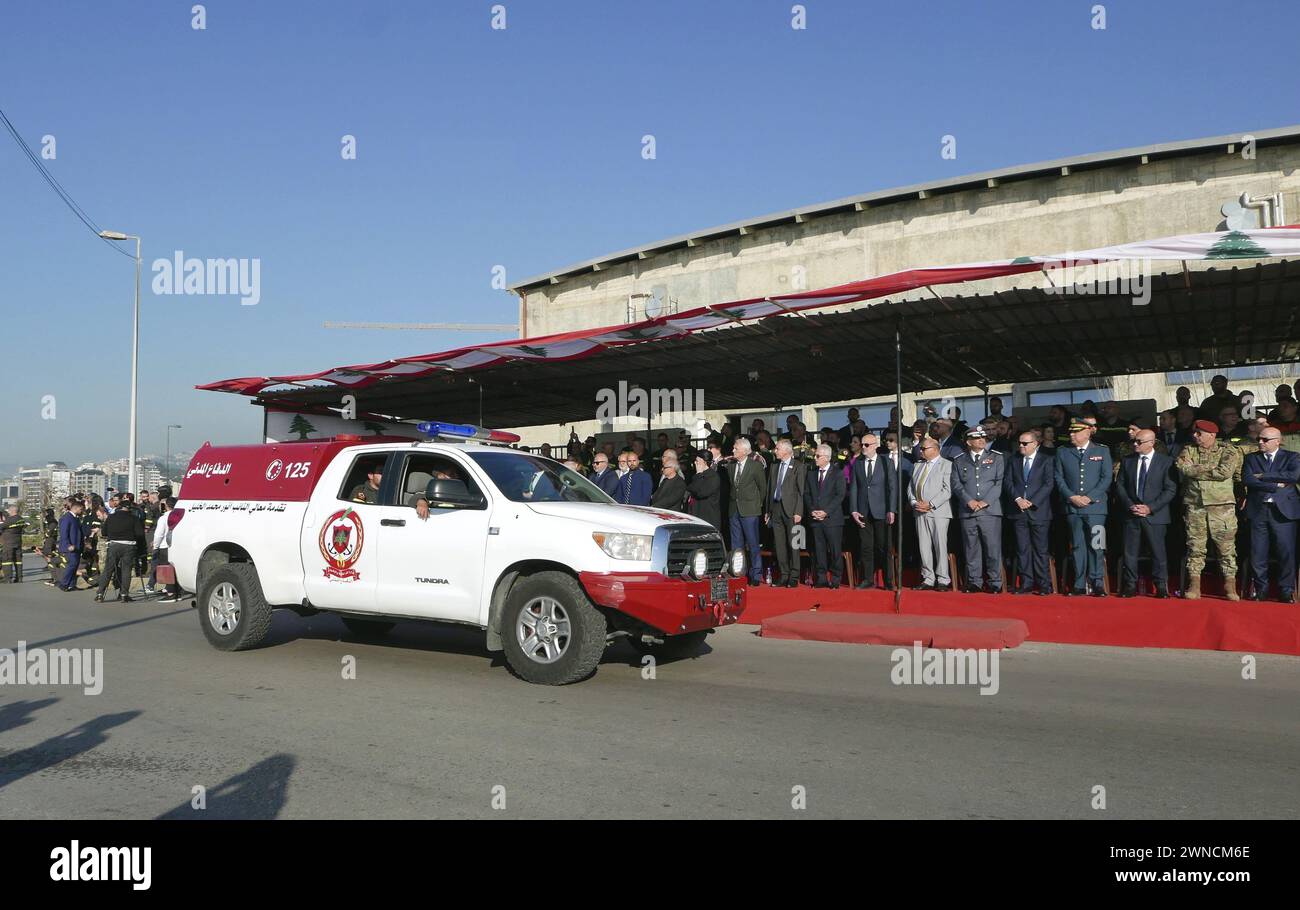 Beirut, Lebanon. 01st Mar, 2024. Lebanon marks the International Civil ...