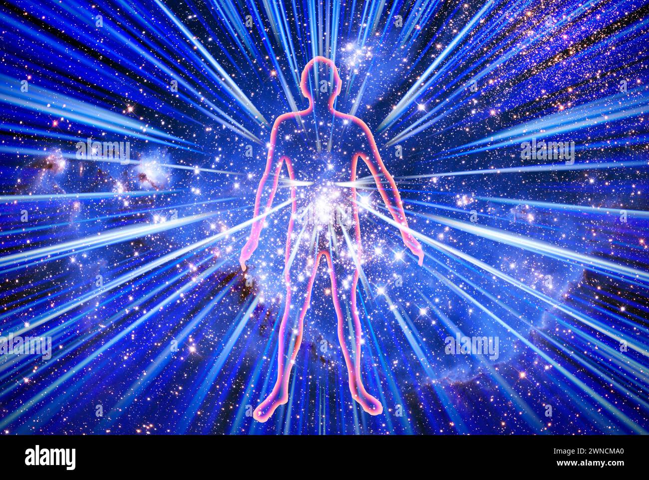 Star man, illustration Stock Photo - Alamy