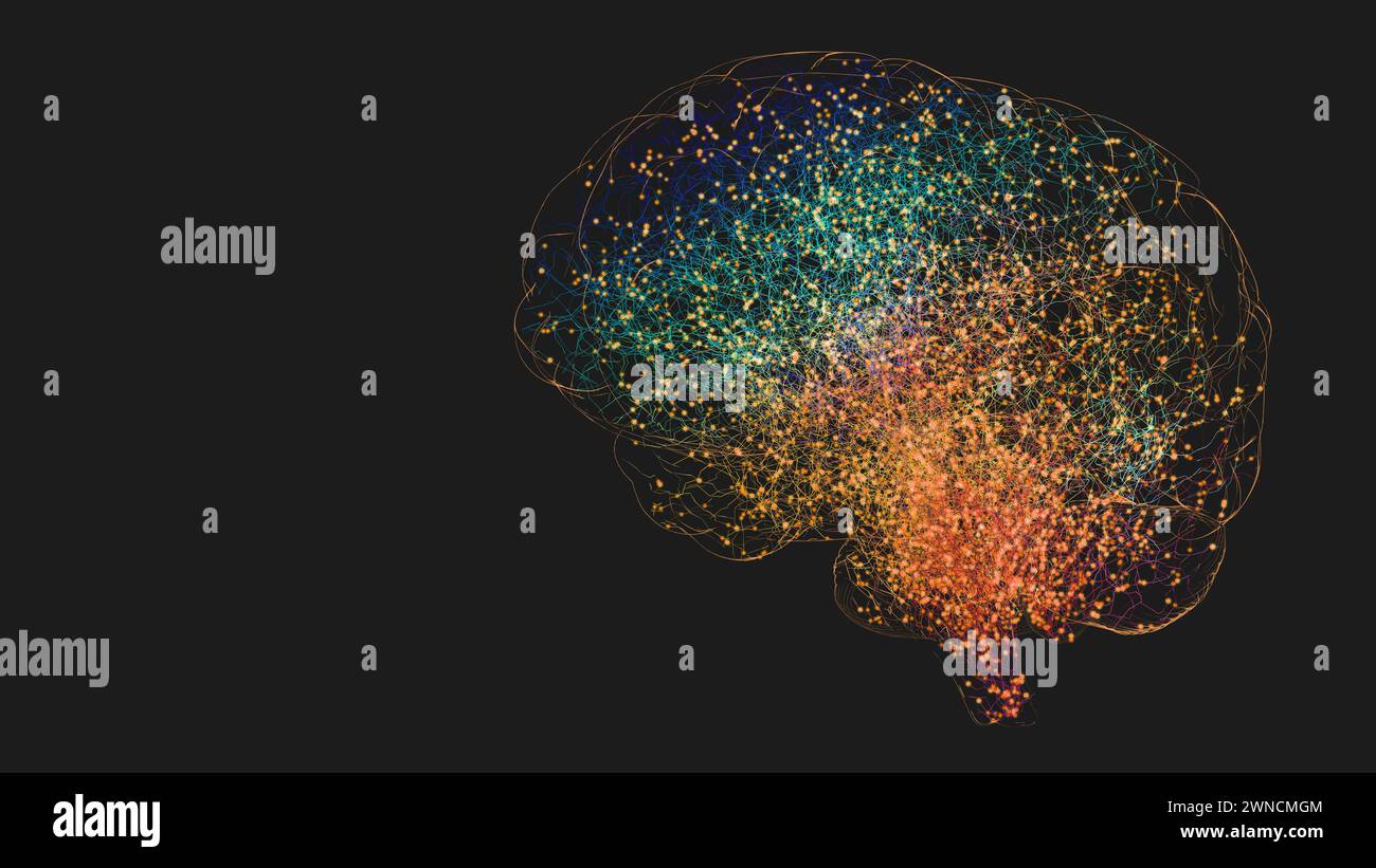 3d animation human nervous system hi-res stock photography and images ...