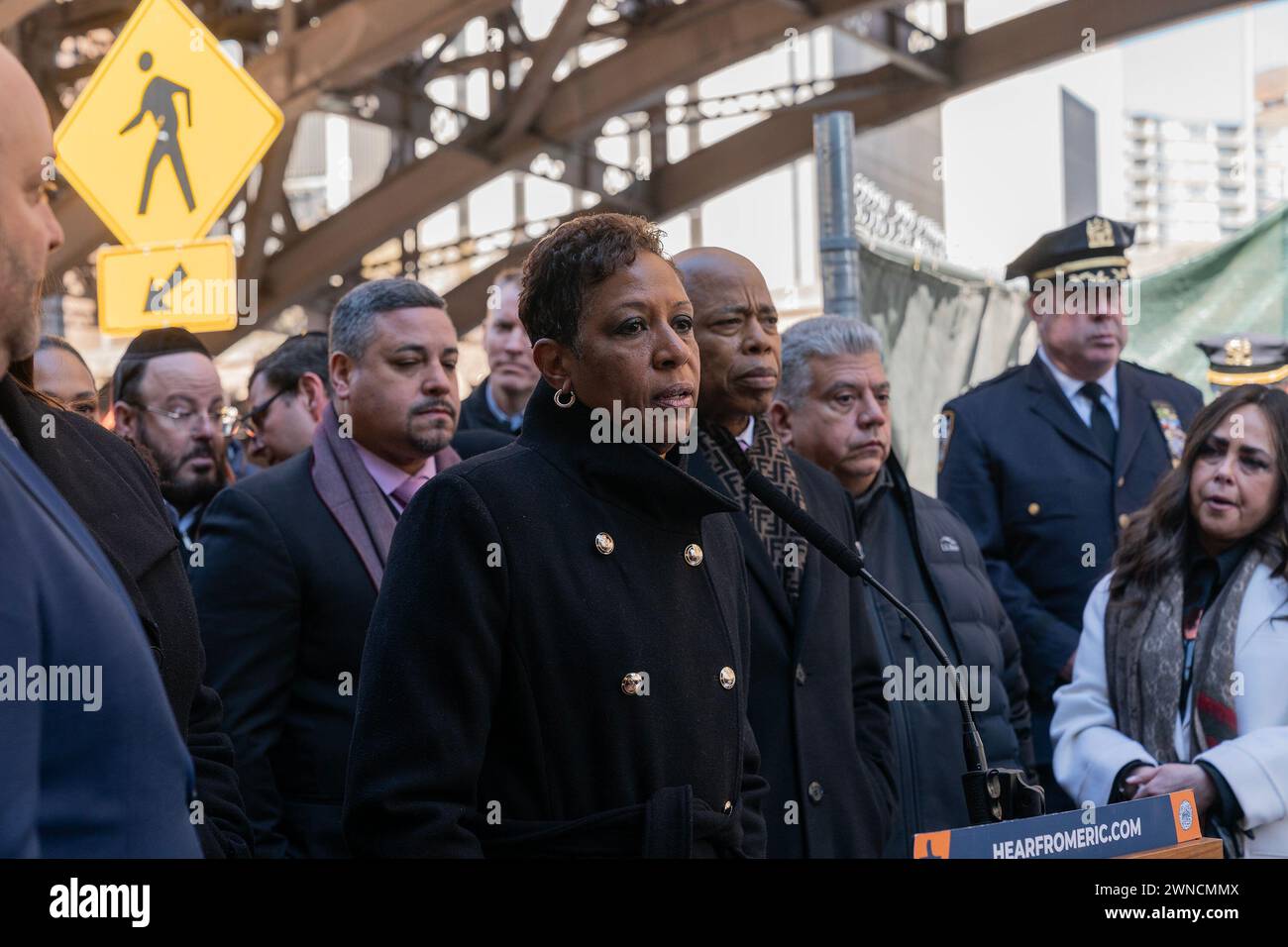 New York, New York, USA. 1st Mar, 2024. City Council Speaker Adrienne ...