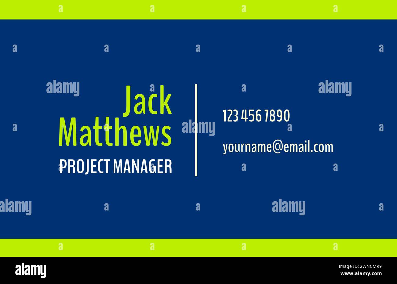 Professional networking, a bold business card design with striking ...