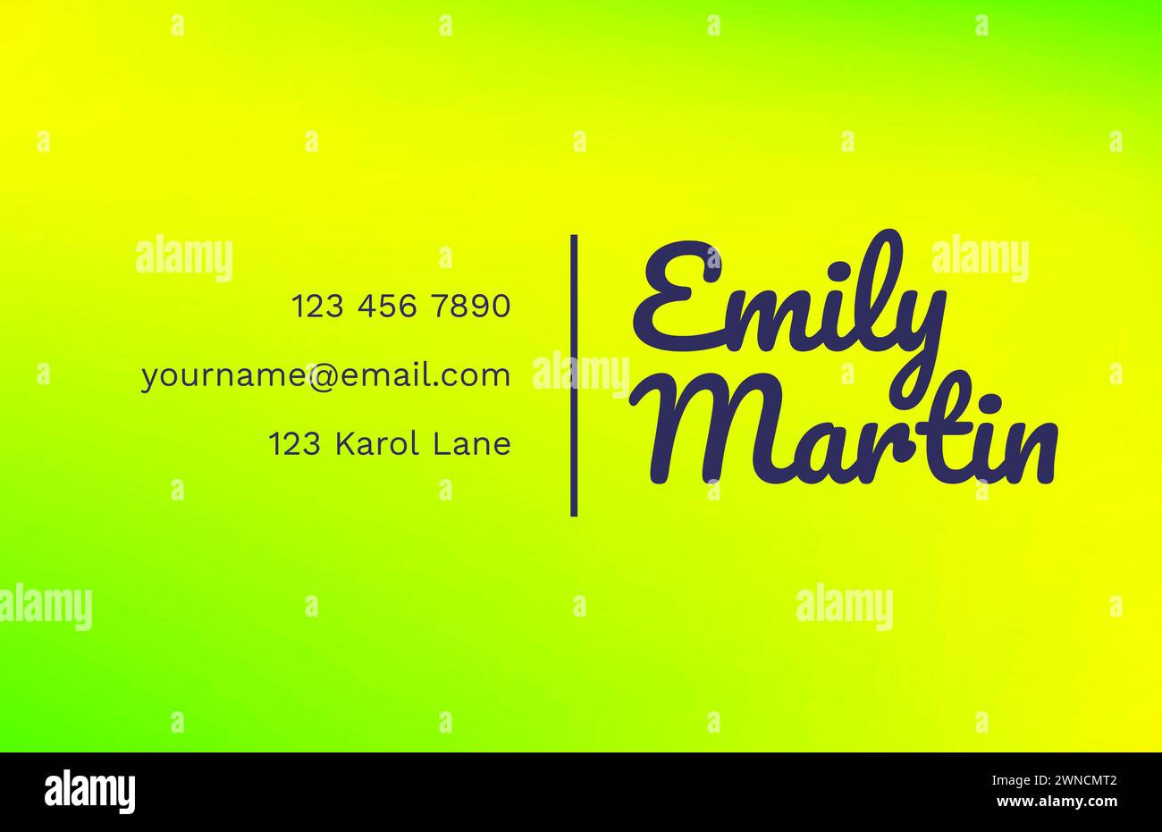 Business card design hi-res stock photography and images - Alamy