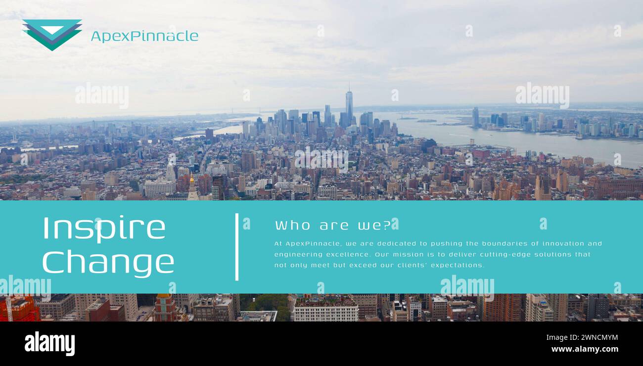 Promoting corporate innovation, the city skyline embodies progress and ...