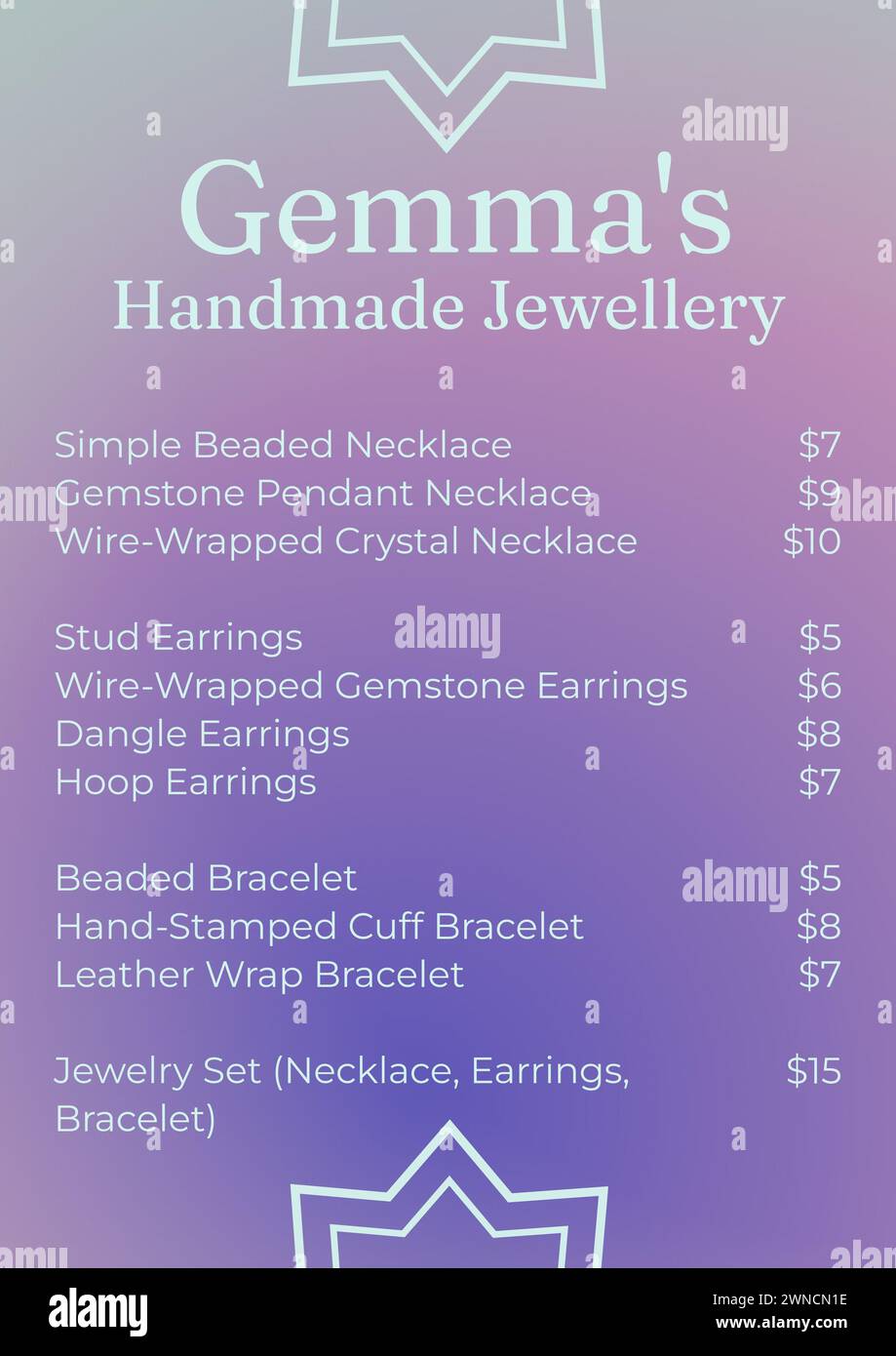 Vintage price list hi-res stock photography and images - Alamy