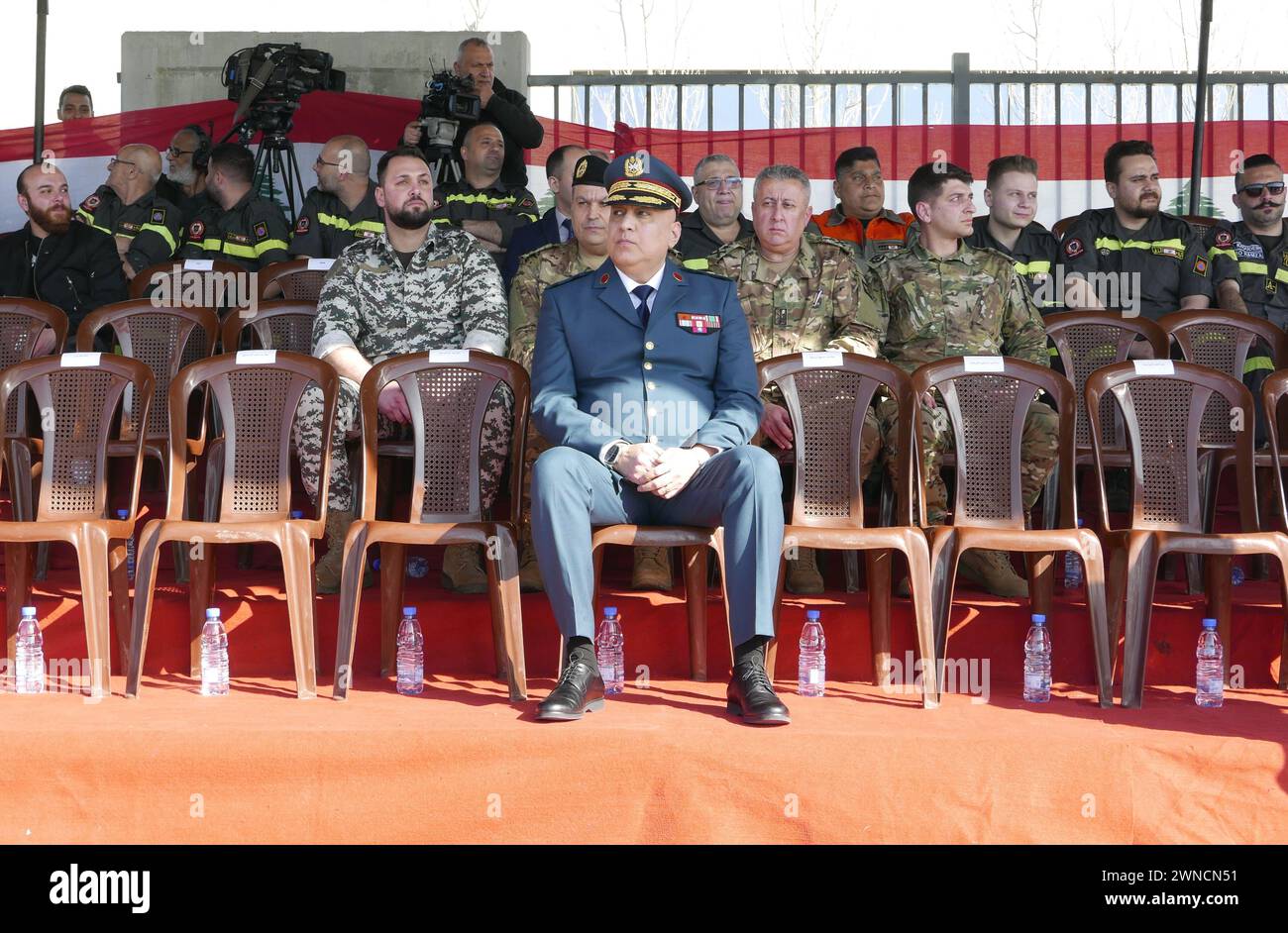 Beirut, Lebanon. 01st Mar, 2024. Lebanon marks the International Civil ...