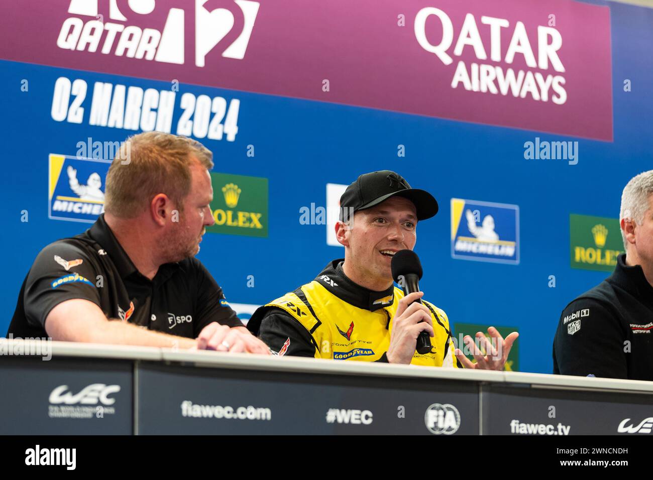 Press Conference, VAN ROMPUY Tom (bel), TF Sport, Corvette Z06 GT3.R ...