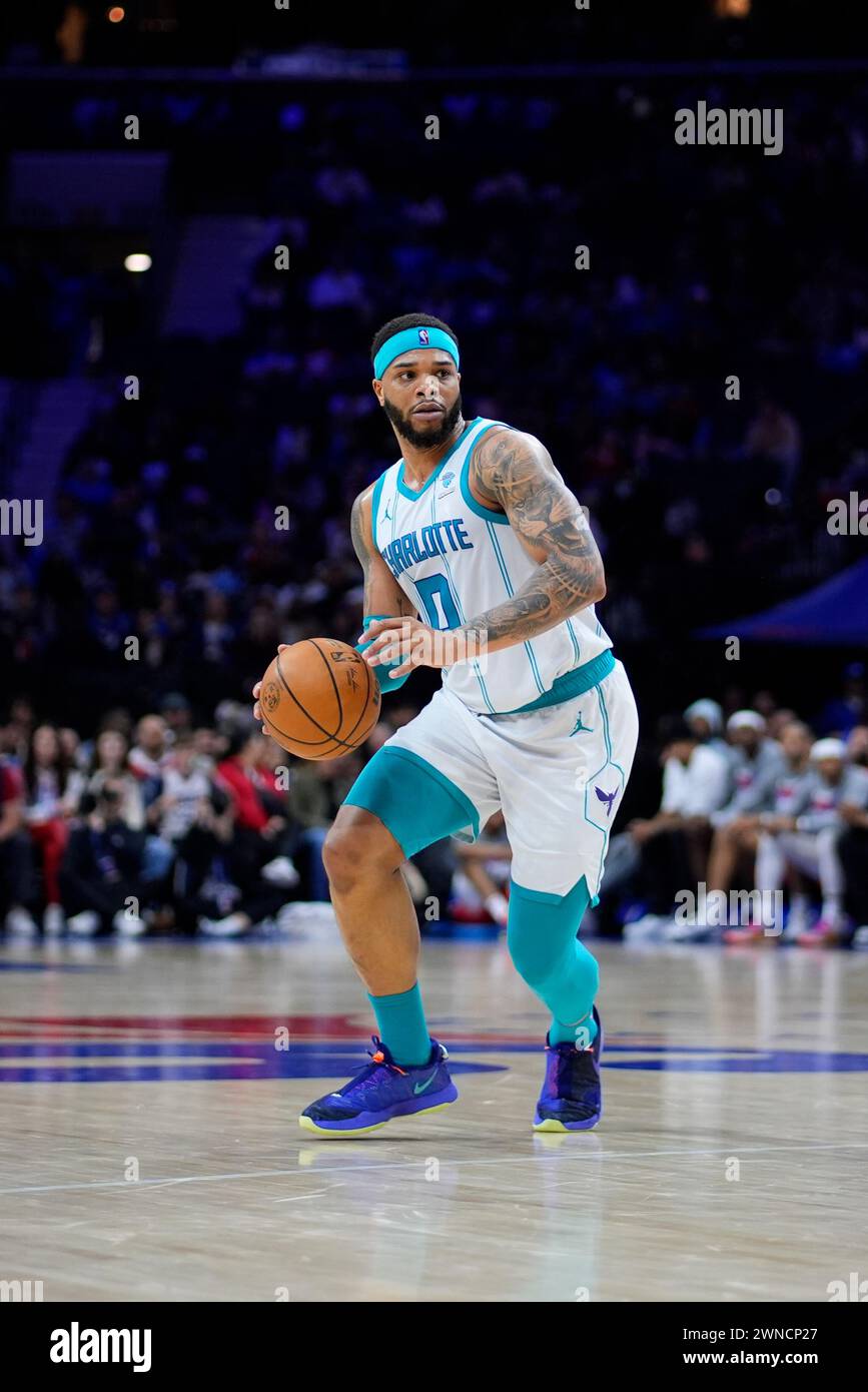 Charlotte Hornets' Miles Bridges plays during an NBA basketball game ...