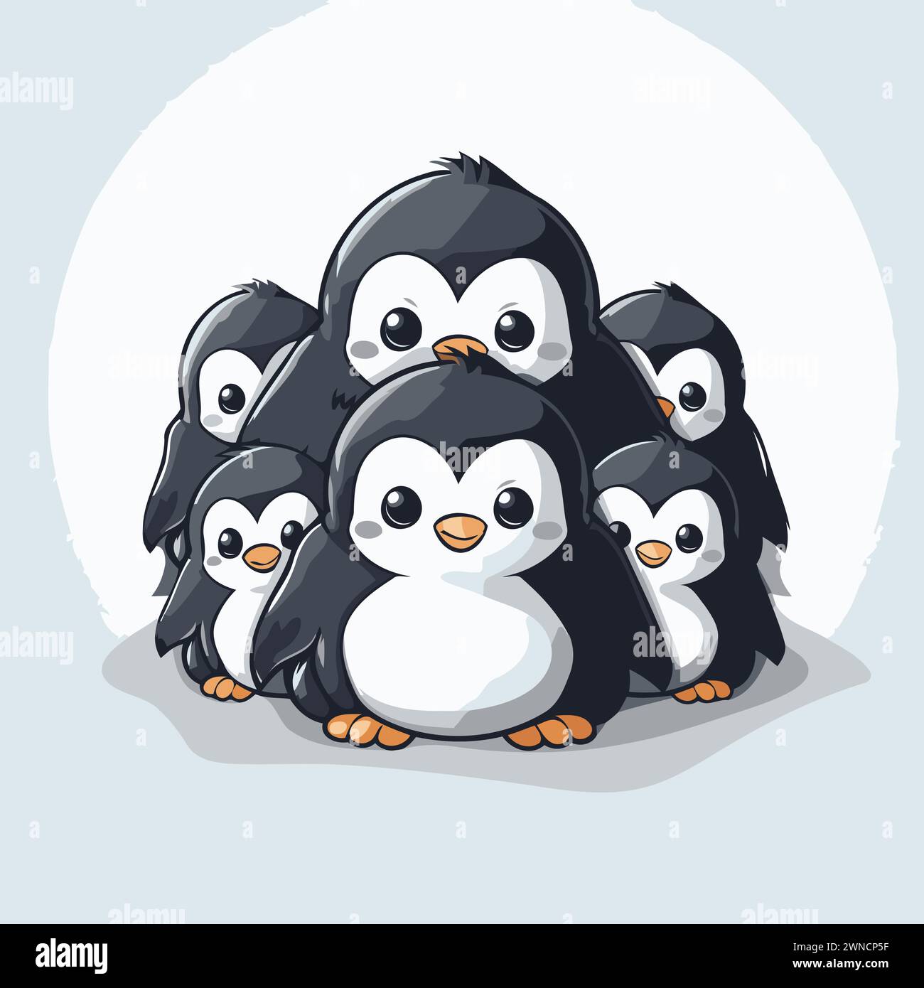 Bird group bird family Stock Vector Images - Alamy