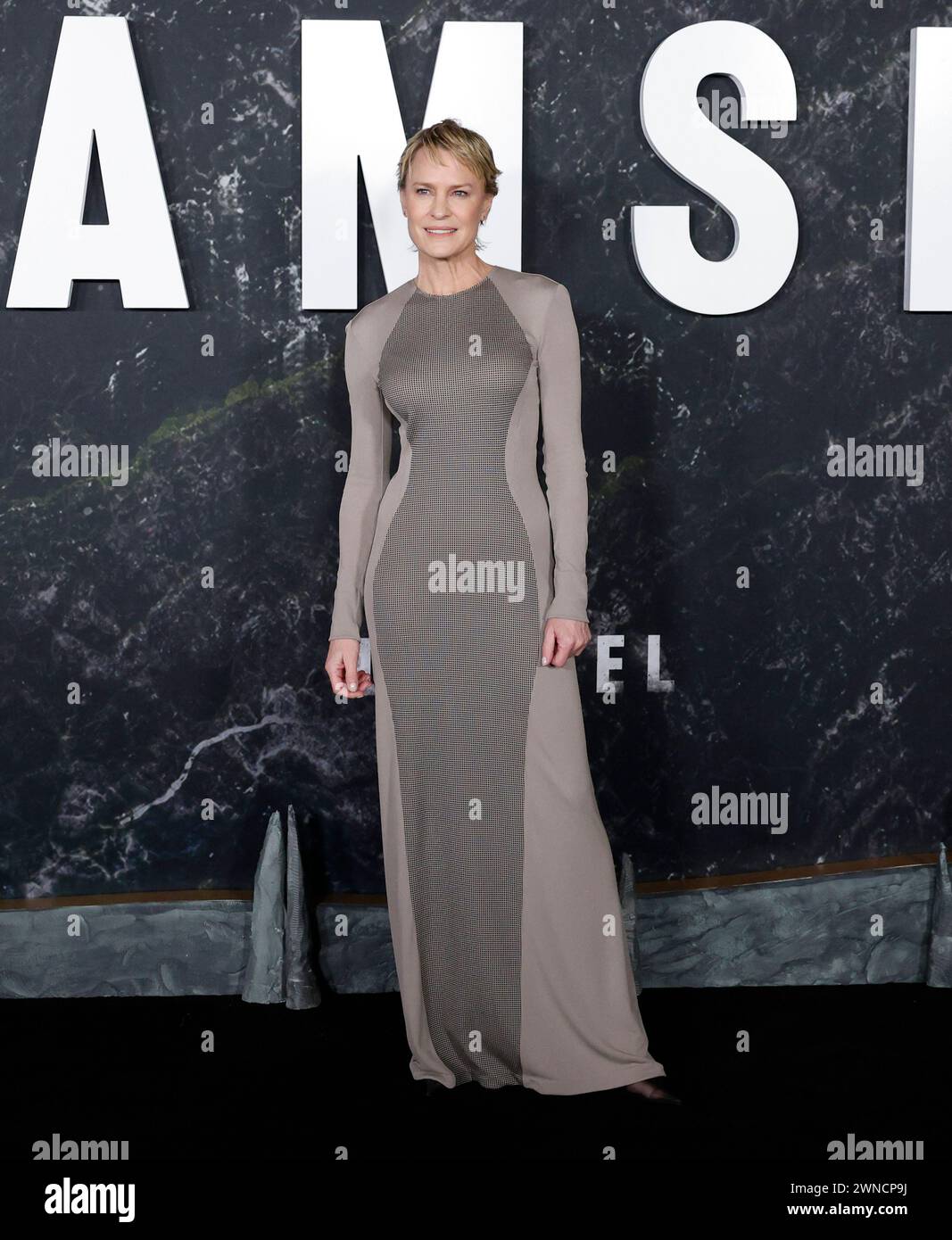 New York, United States. 01st Mar, 2024. Robin Wright arrives on the ...
