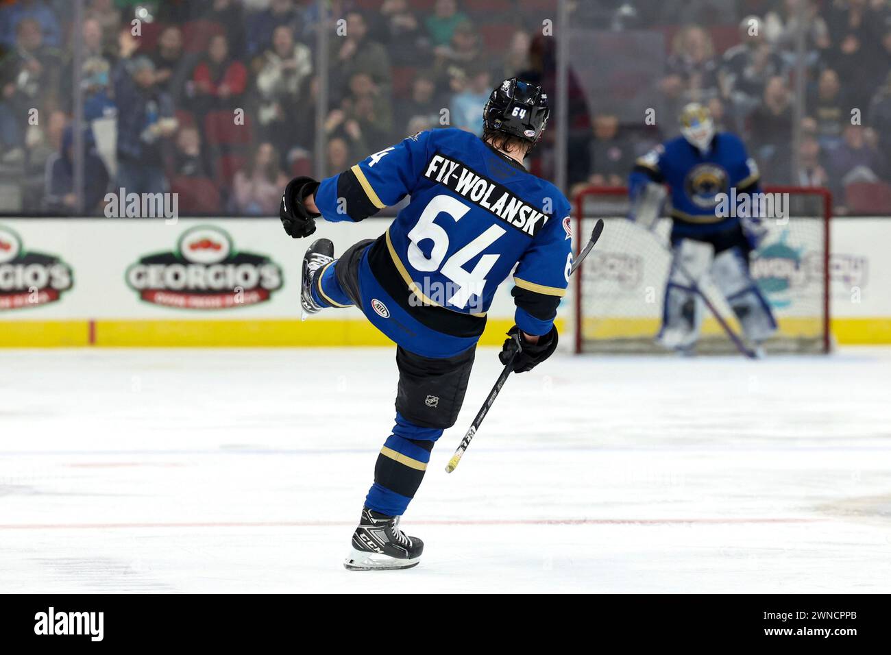 CLEVELAND, OH - MARCH 01: Cleveland Monsters right wing Trey Fix ...