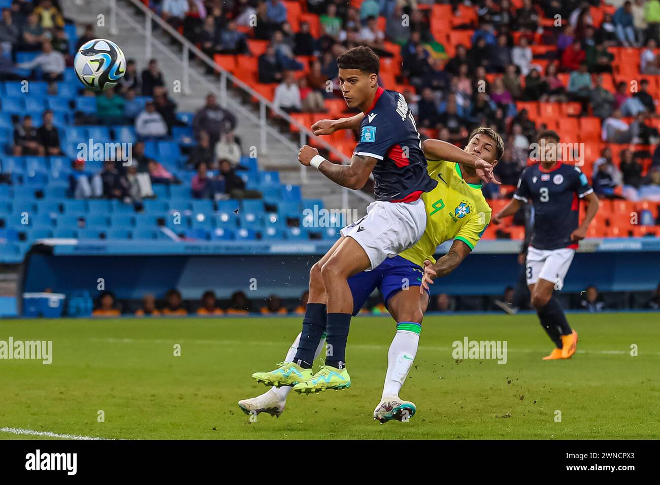MENDOZA, ARGENTINA - MAY 24: Marcos Leonardo of Brazil during FIFA U20 ...