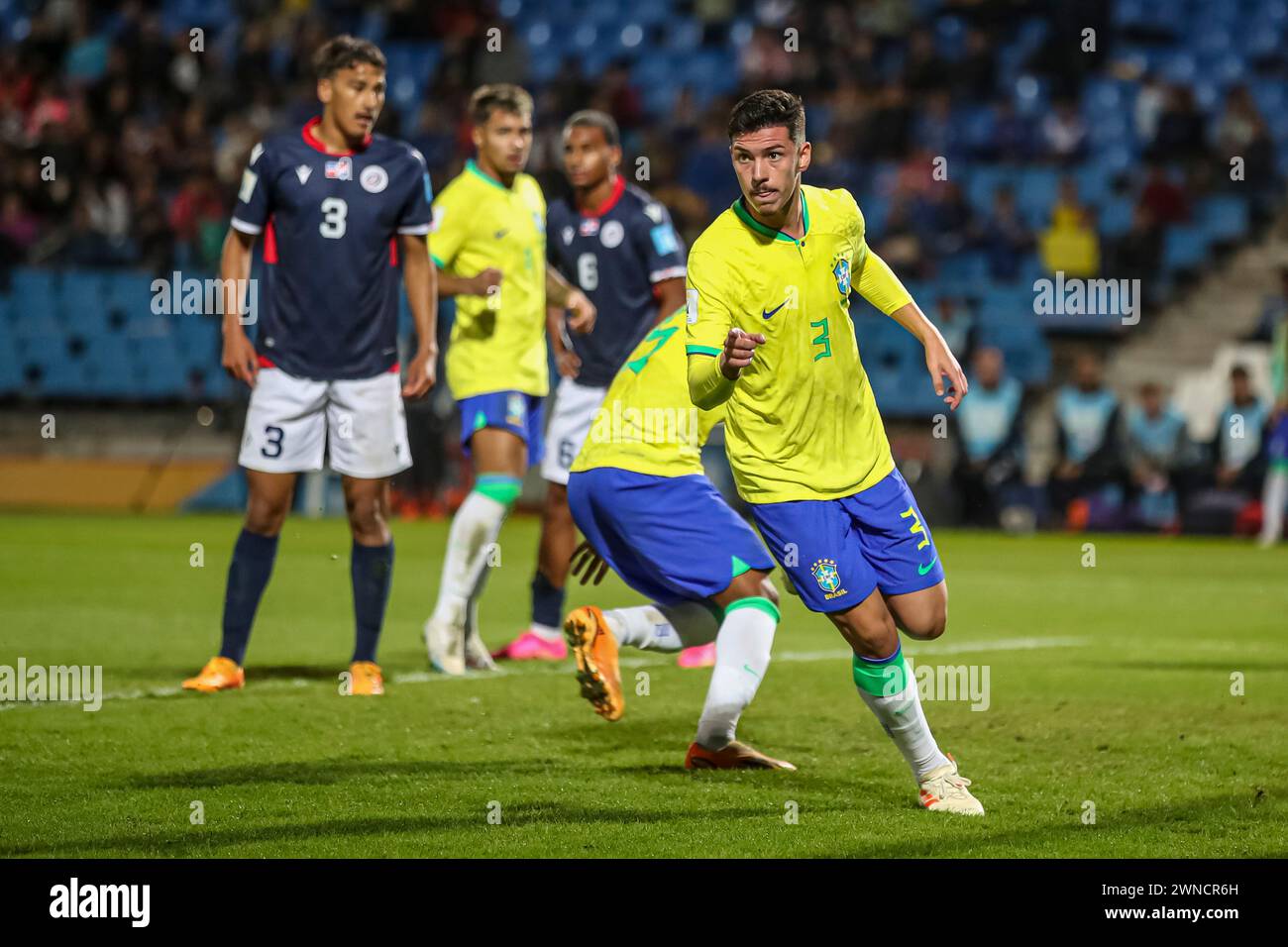 MENDOZA, ARGENTINA - MAY 24: Jean Pedroso of Brazil celebrates his goal ...