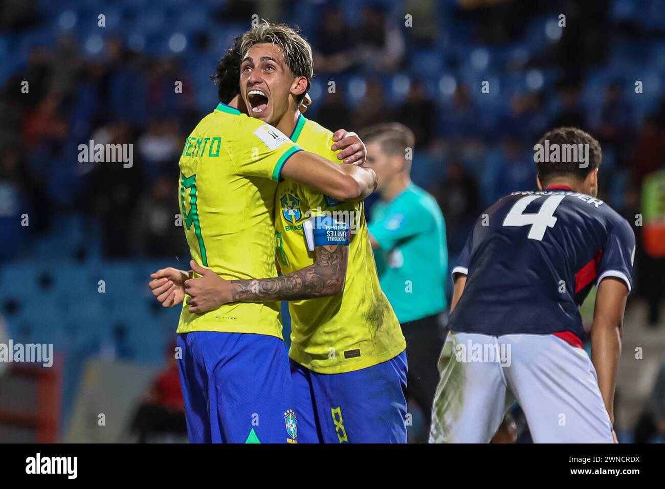 MENDOZA, ARGENTINA - MAY 24: Marlon Gomes of Brazil celebrates his goal ...