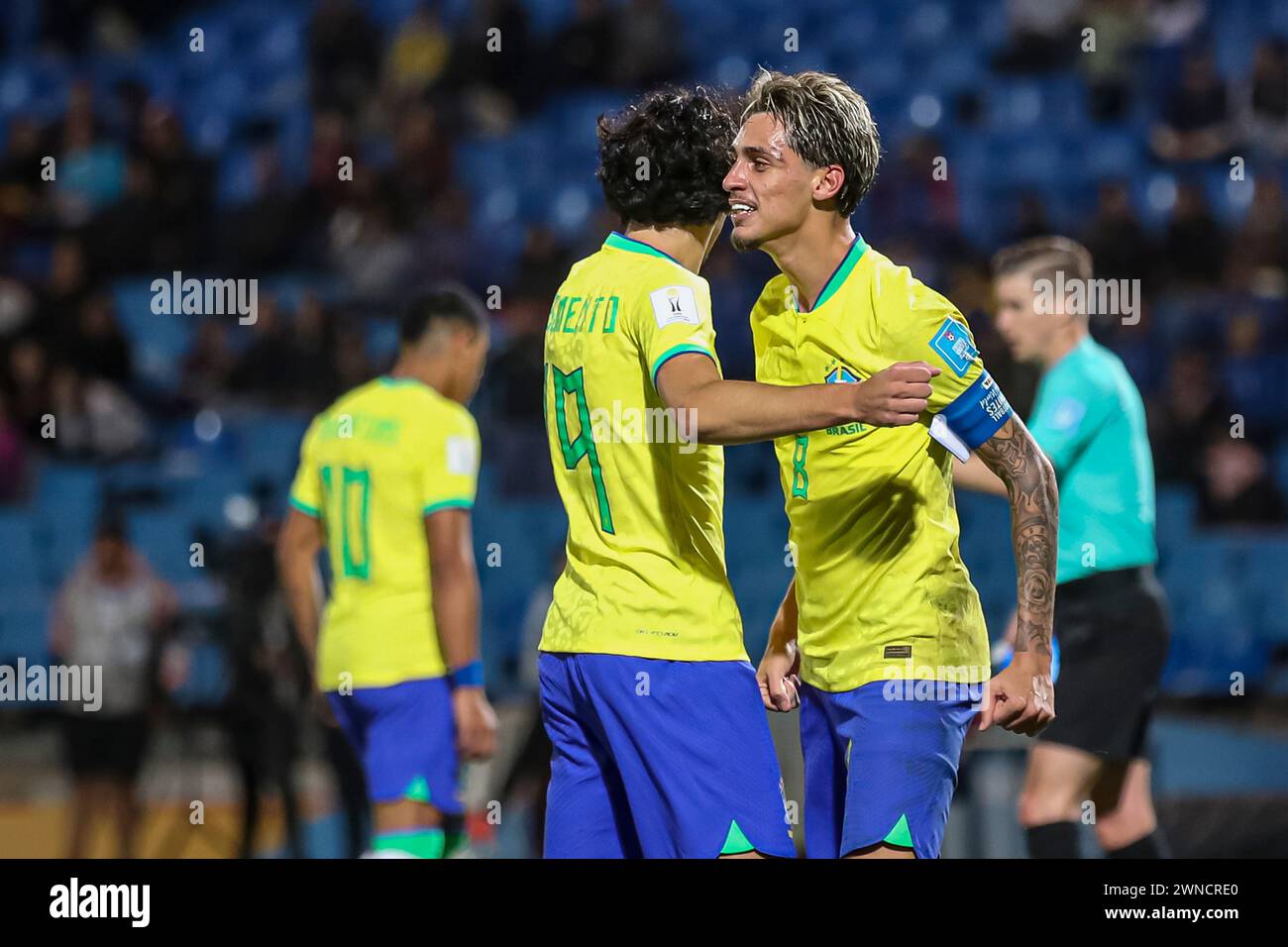 MENDOZA, ARGENTINA - MAY 24: Marlon Gomes of Brazil celebrates his goal ...