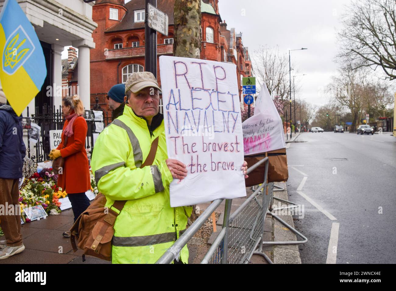 London, UK. 1st Mar, 2024. Supporters of Russian opposition leader ...