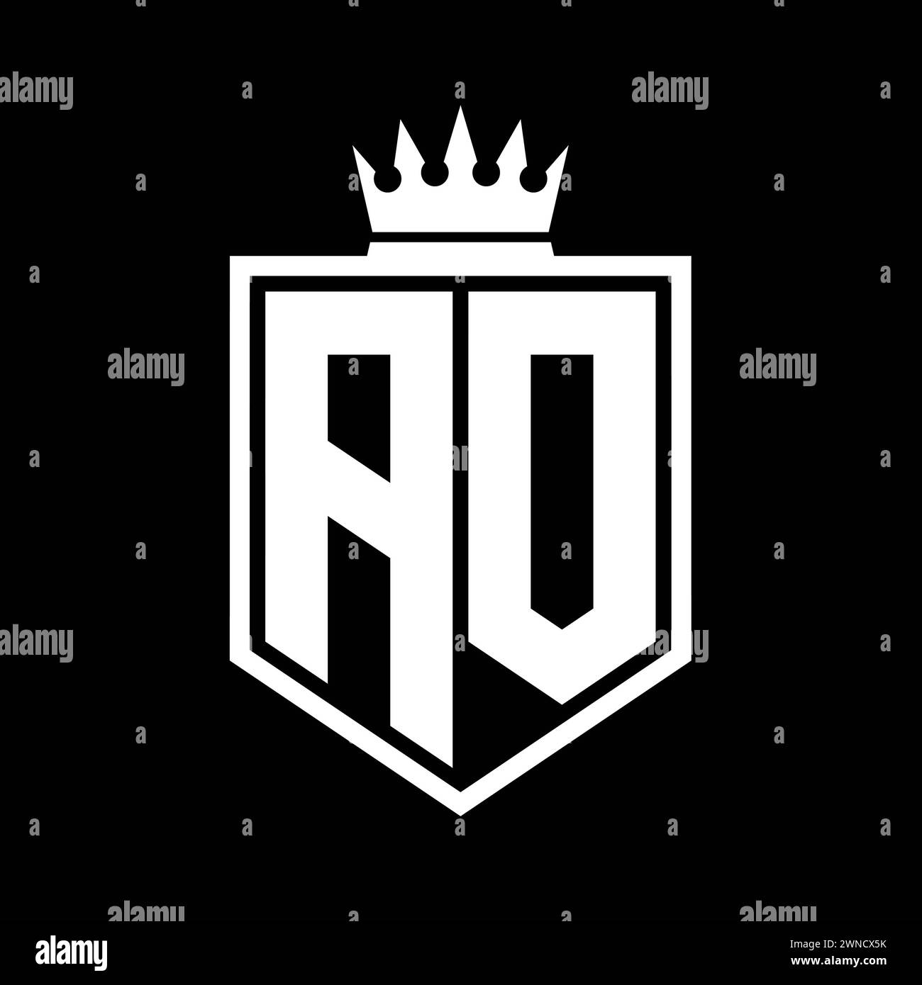 Ao letter Black and White Stock Photos & Images - Alamy