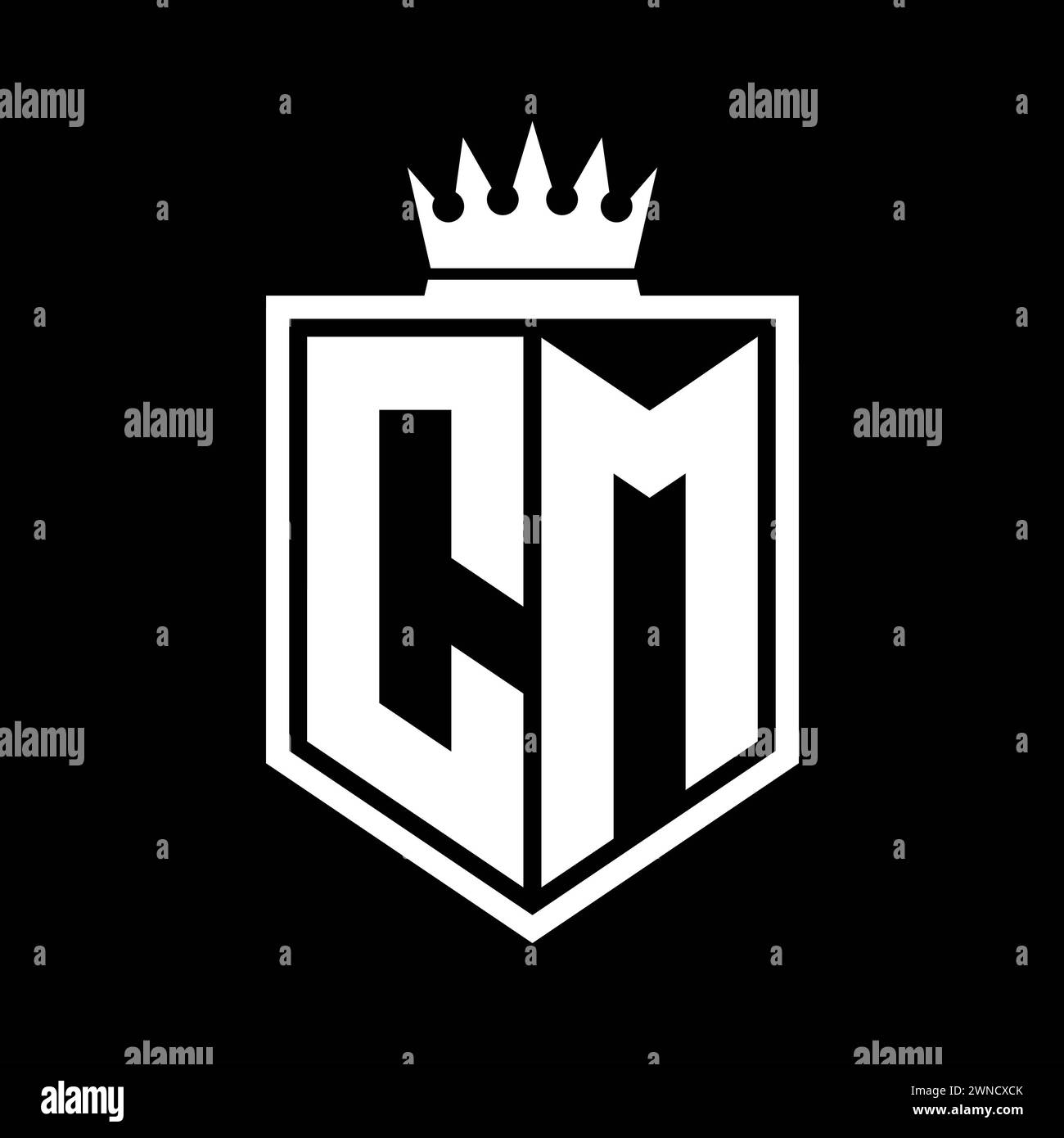 Cm logos Black and White Stock Photos & Images - Alamy