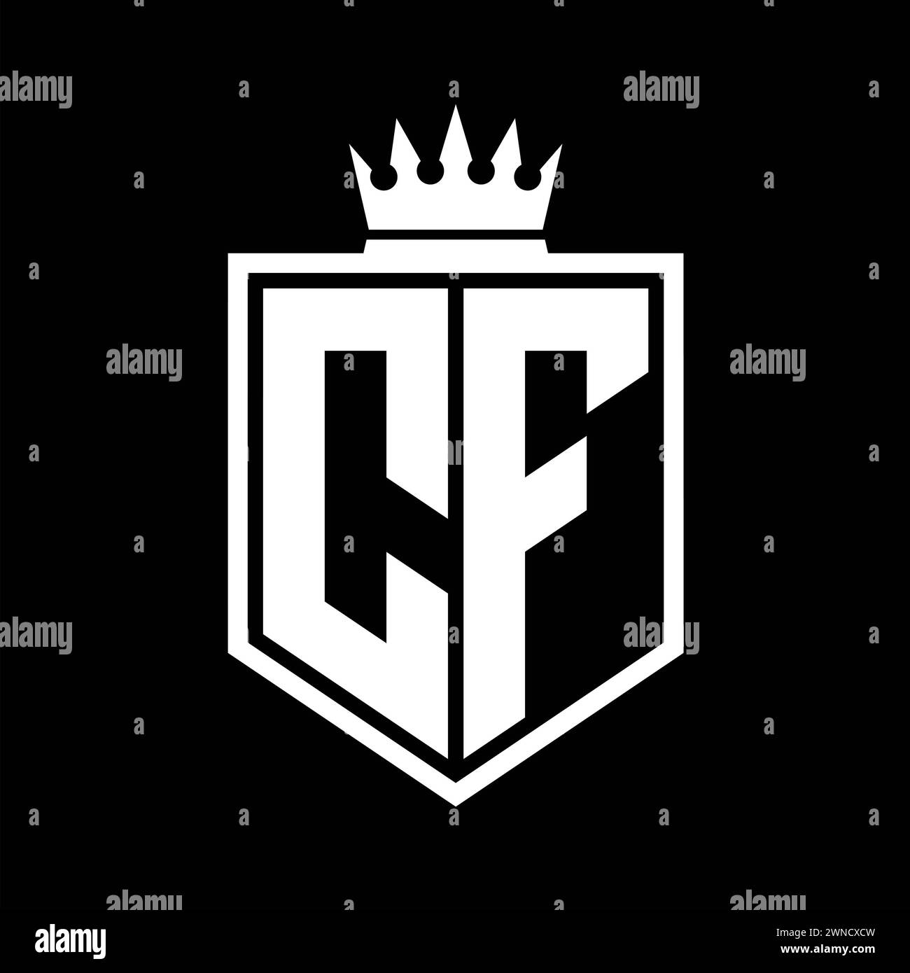 Cf logo design hi-res stock photography and images - Alamy