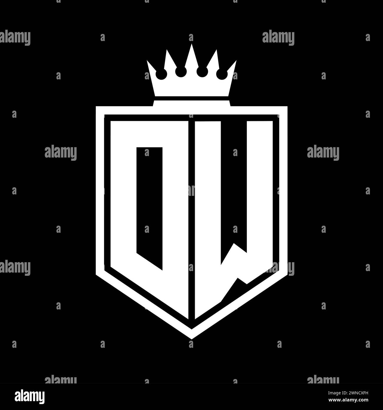 Dw logos Black and White Stock Photos & Images - Alamy