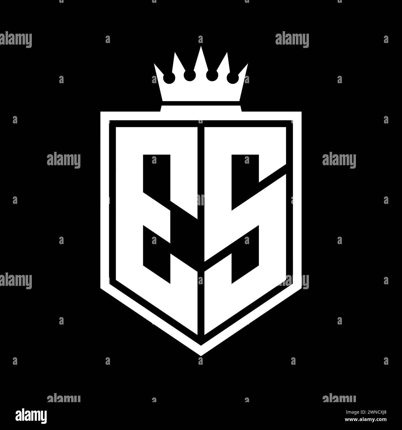 Es simple logo hi-res stock photography and images - Alamy