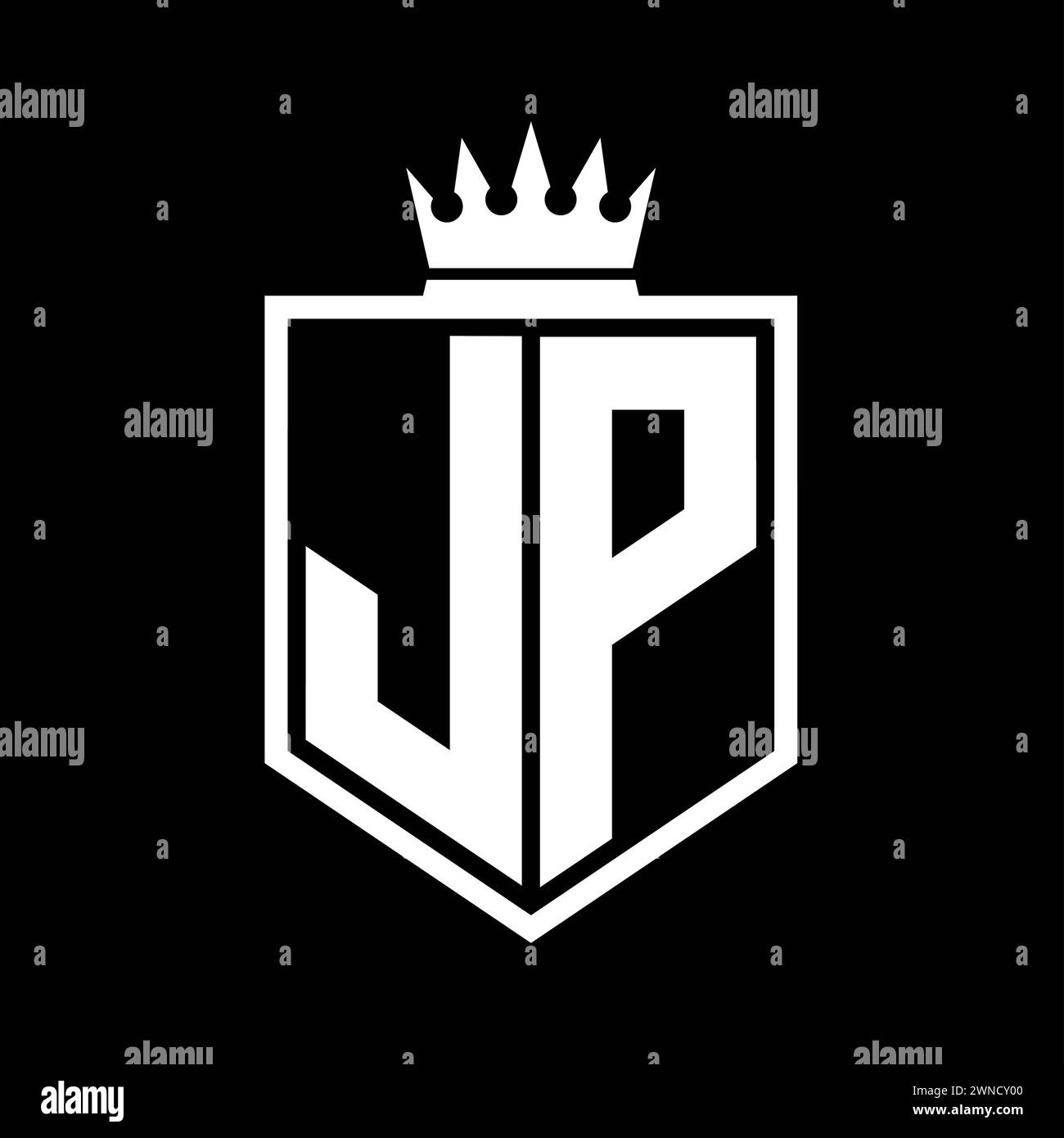 Jp shape Black and White Stock Photos & Images - Alamy