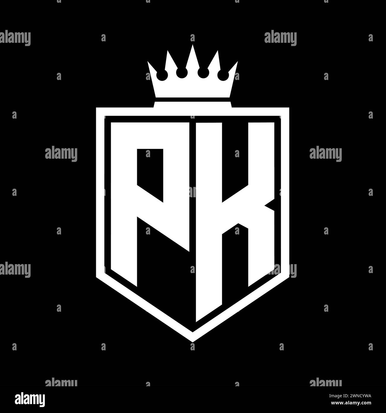 Pk brand logo Black and White Stock Photos & Images - Alamy