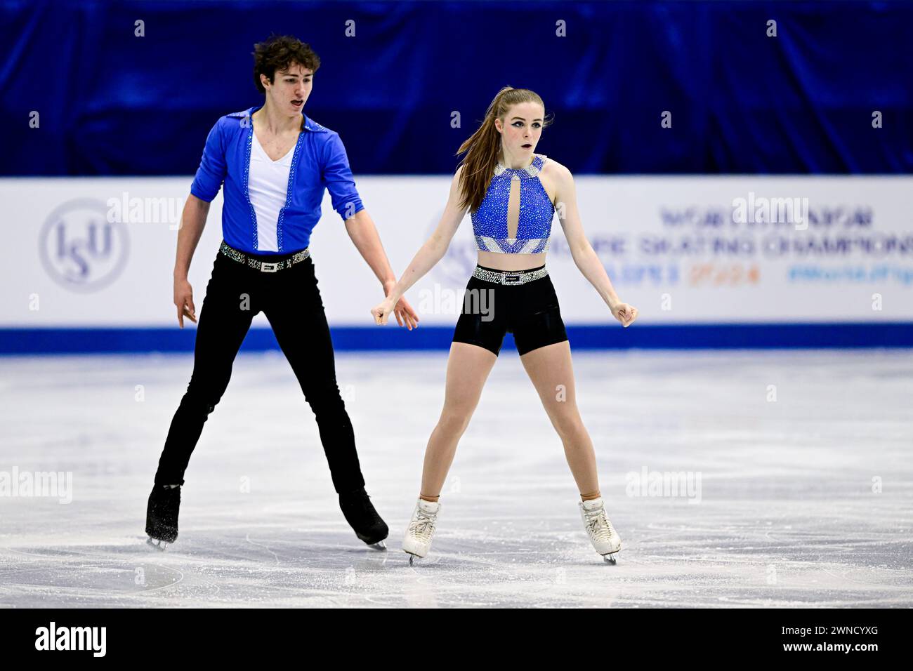 Molly HAIRSINE & Alessio SURENKOV-GULTCHEV (GBR), during Junior Ice ...