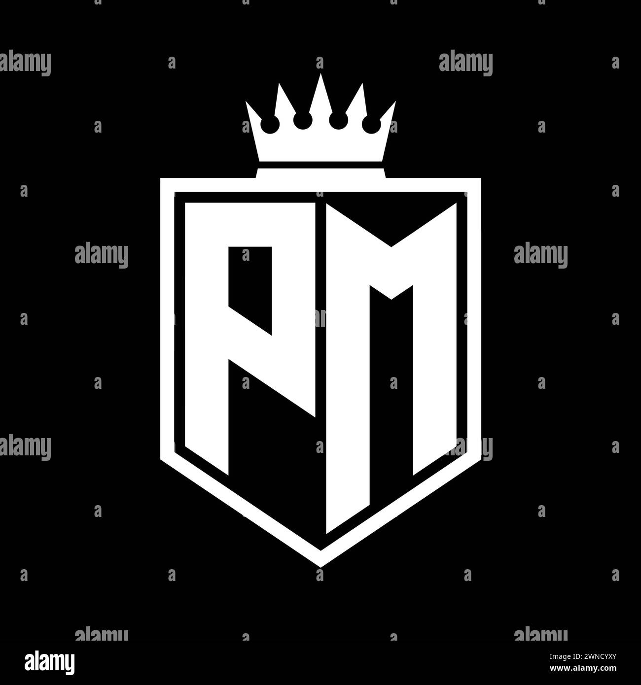 Pm shape Black and White Stock Photos & Images - Alamy