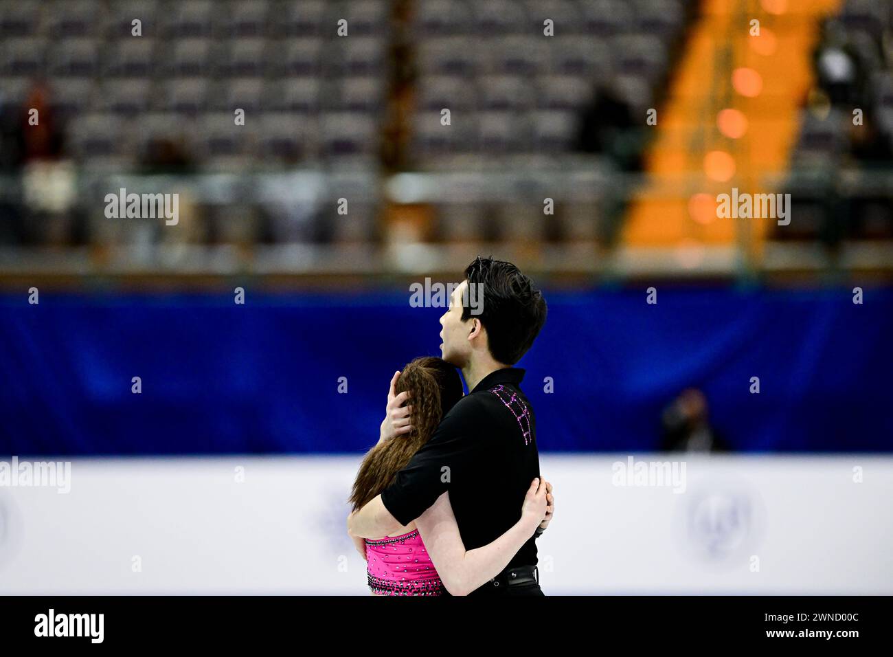 Yahli PEDERSEN & Jeffrey CHEN (USA), during Junior Ice Dance Rhythm ...