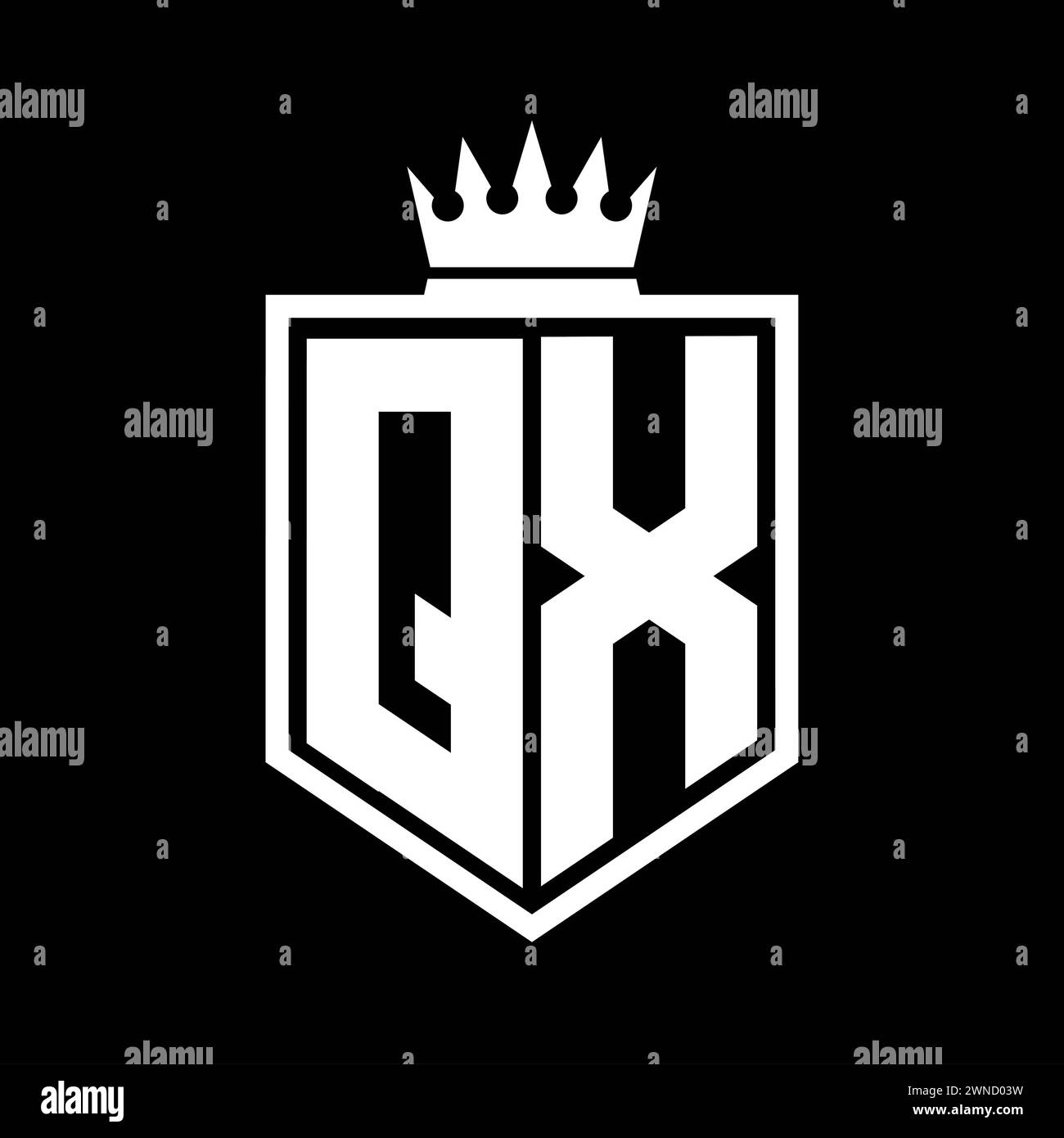 Qx logos Black and White Stock Photos & Images - Alamy