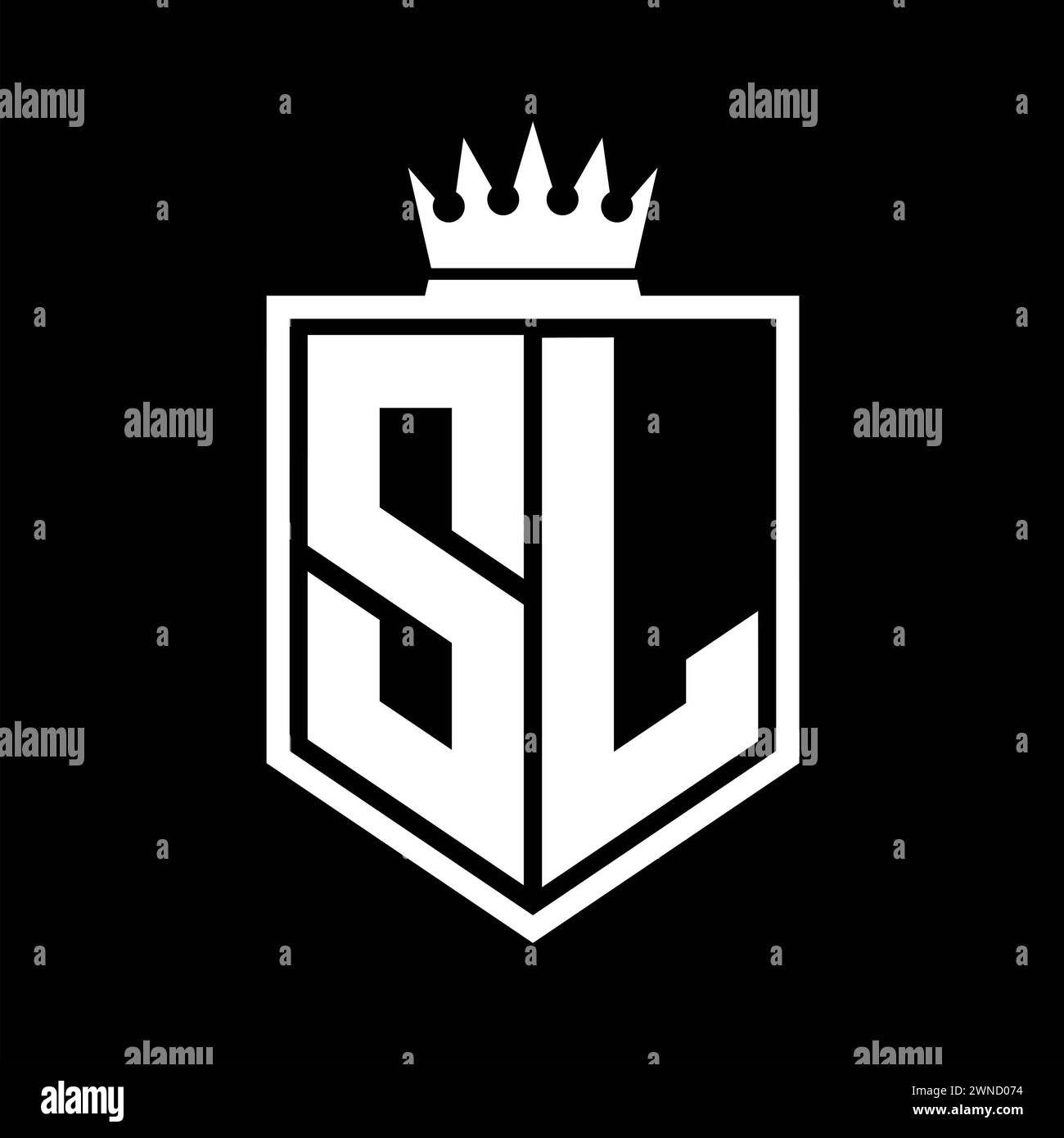 Sl logo Black and White Stock Photos & Images - Alamy