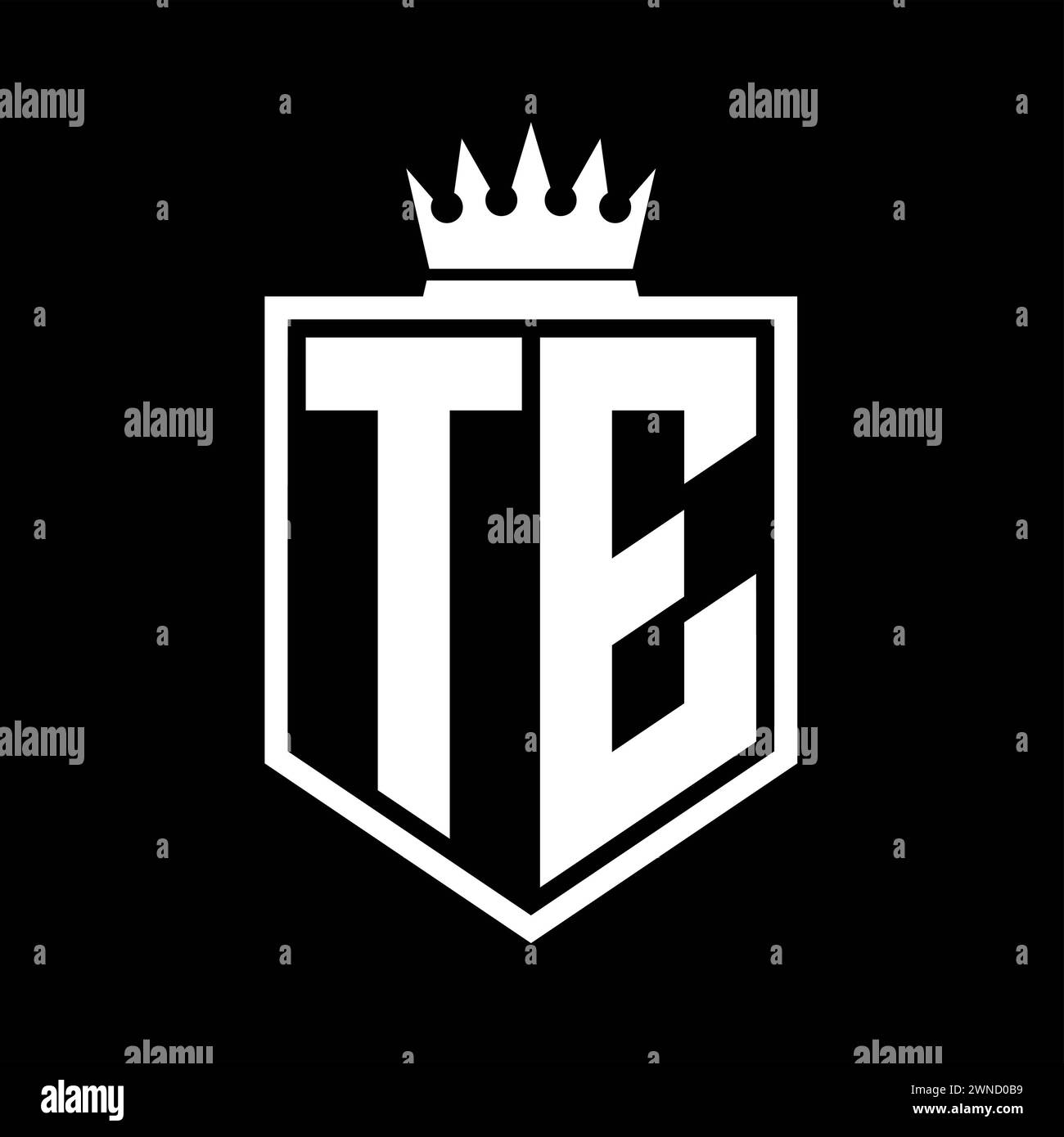 Te brand logo Black and White Stock Photos & Images - Alamy