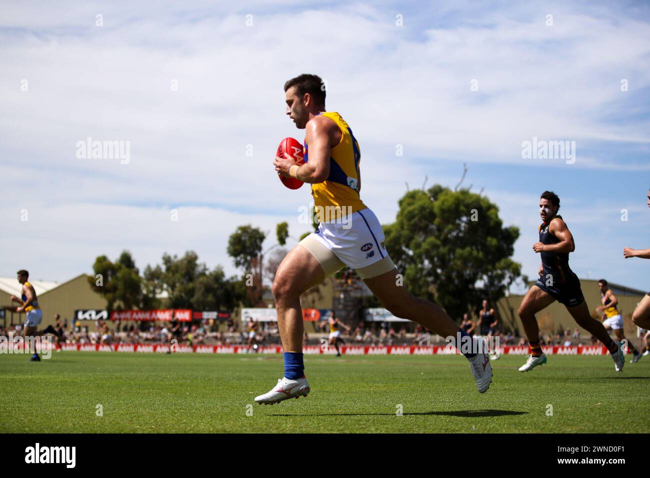 Adelaide, Australia. 02nd Mar, 2024. Elliot Yeo of the Eagles during ...