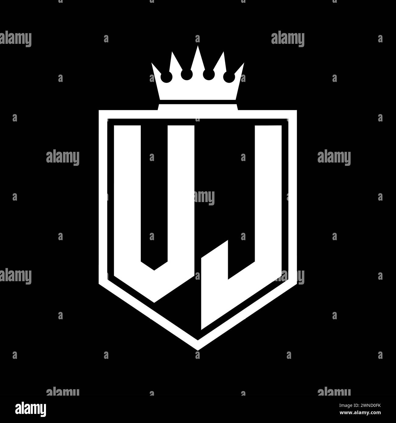 Letter vj logo hi-res stock photography and images - Alamy