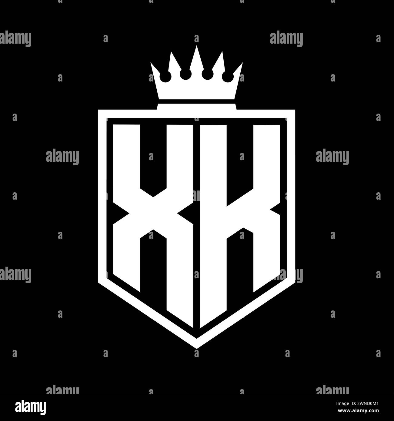 Letter xk logo hi-res stock photography and images - Alamy