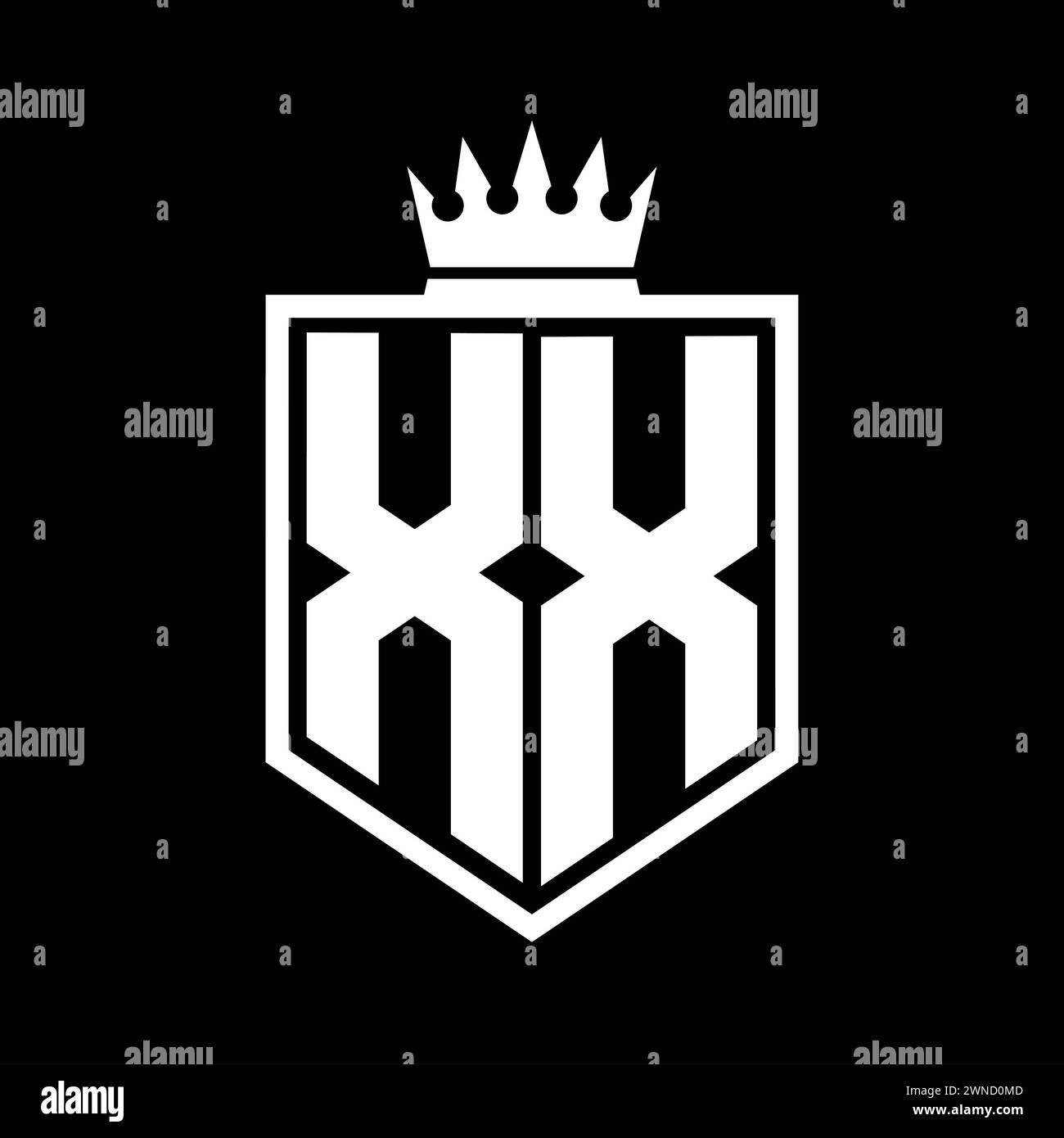 Xx letter logo Black and White Stock Photos & Images - Alamy