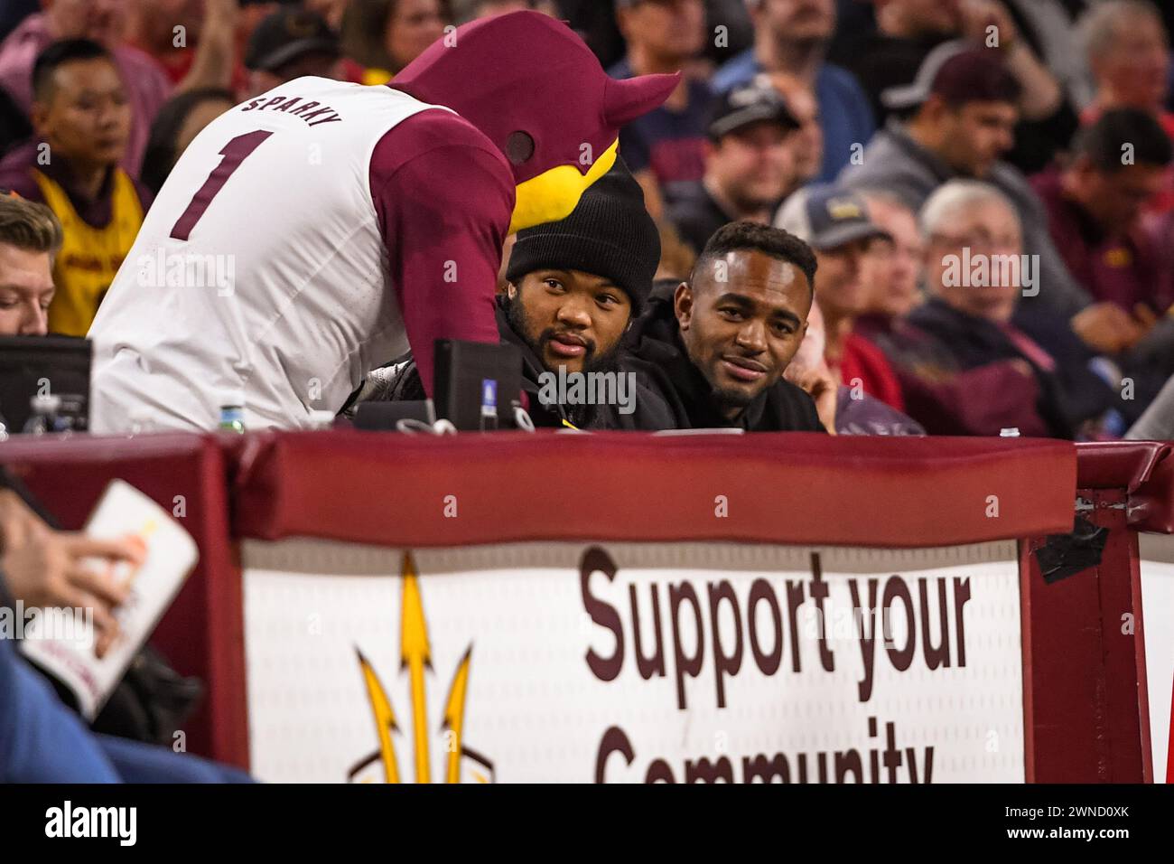 Tempe, United States. 28th Feb, 2024. Arizona Cardinals quarterback ...