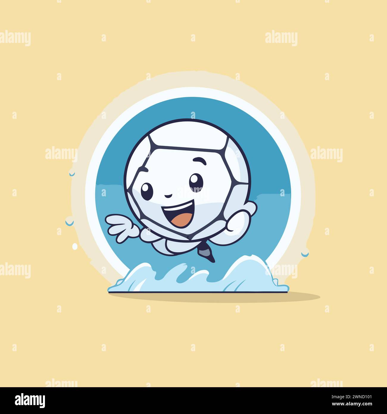 Ball jumping Stock Vector Images - Alamy