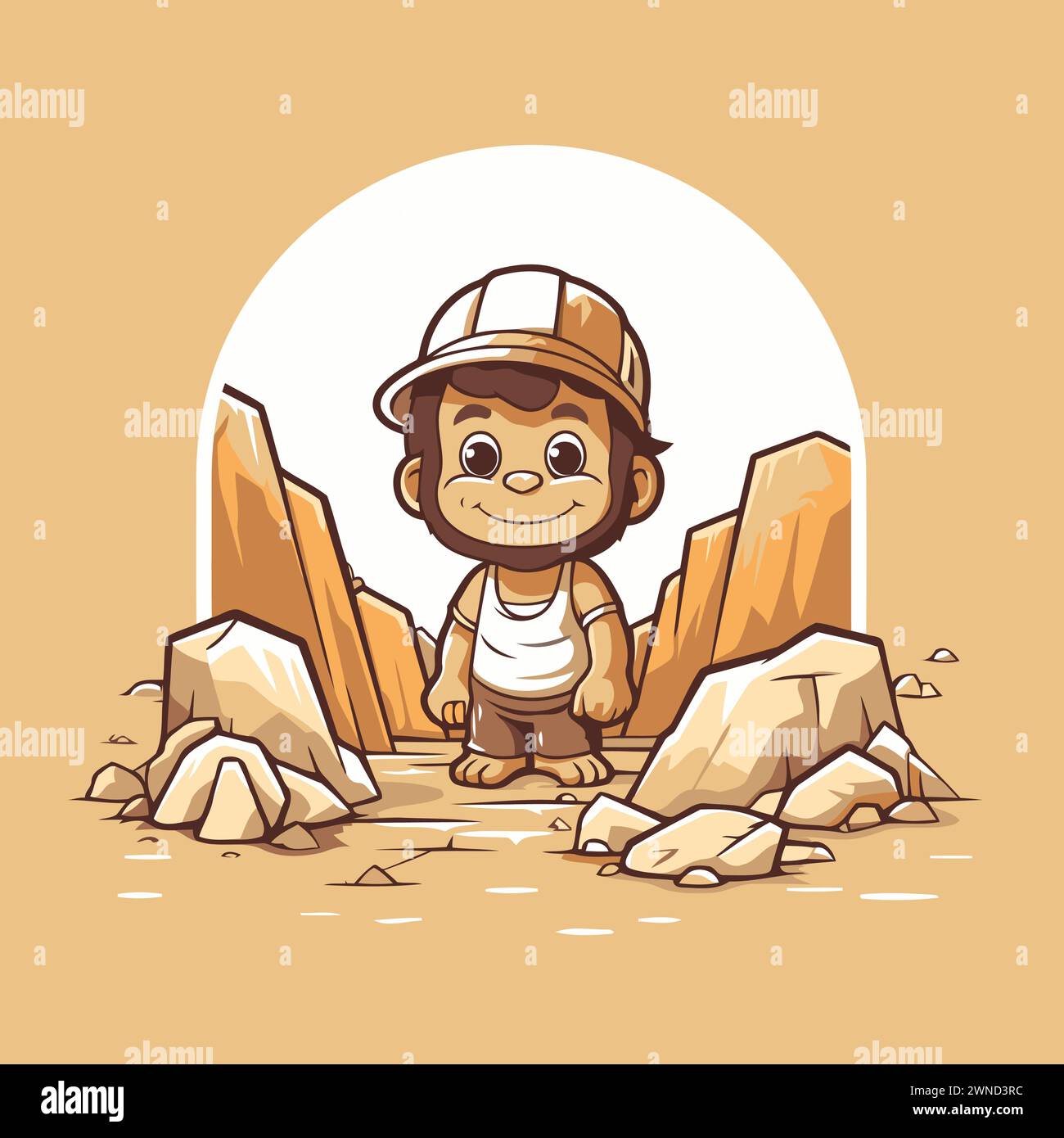 Happy rocks Stock Vector Images - Alamy