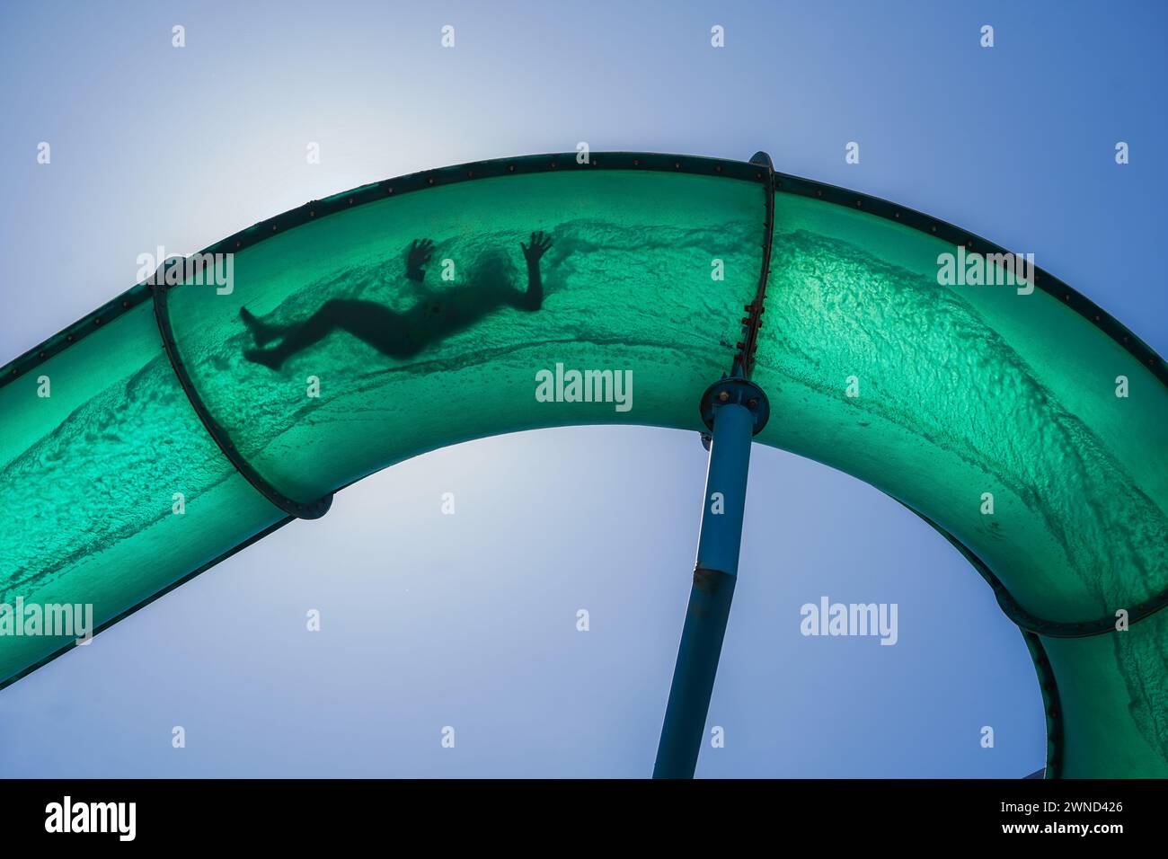 Going down waterslide hi-res stock photography and images - Alamy