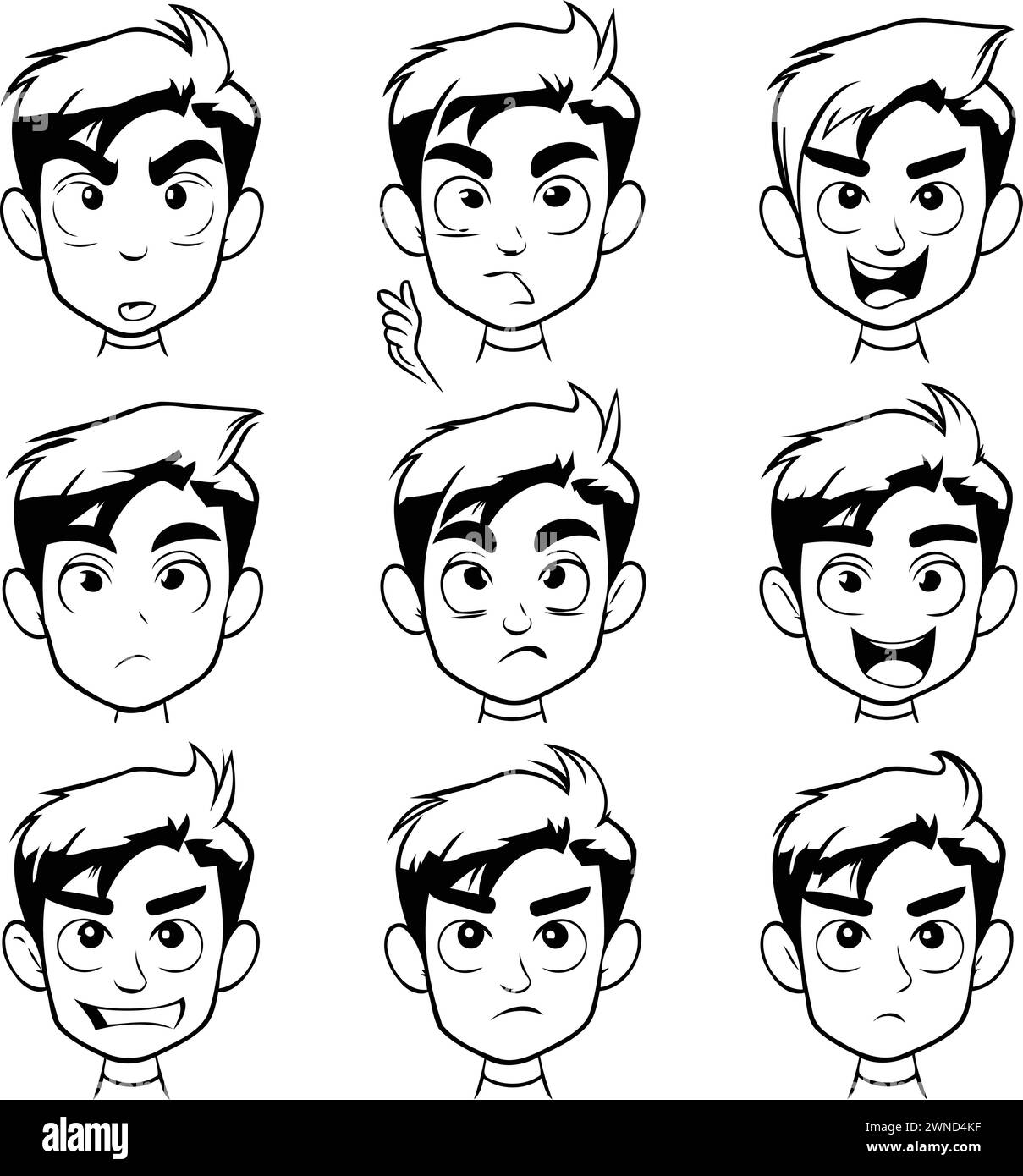 Cartoon men Stock Vector Images - Alamy