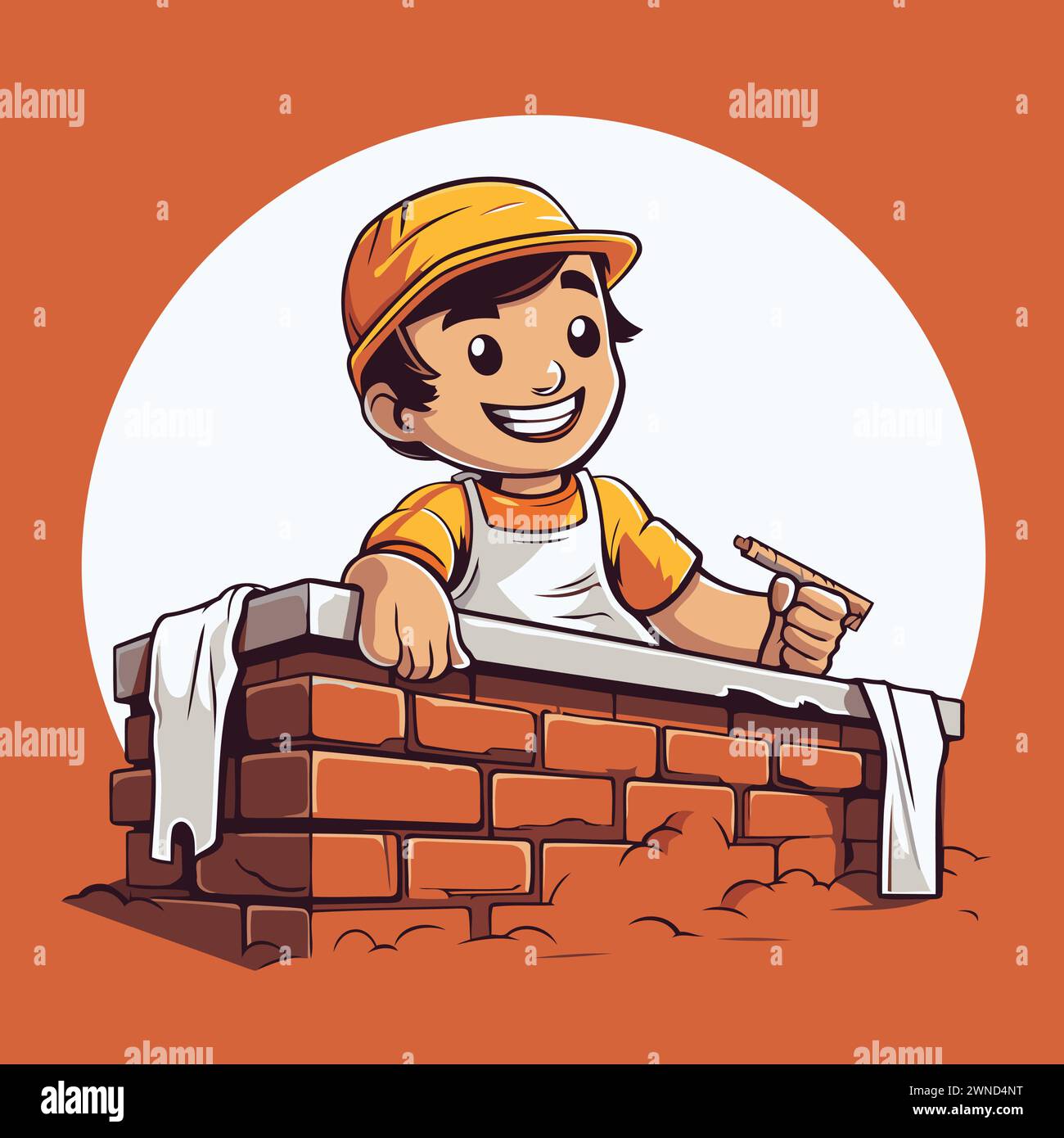 Brickwork buildings Stock Vector Images - Alamy
