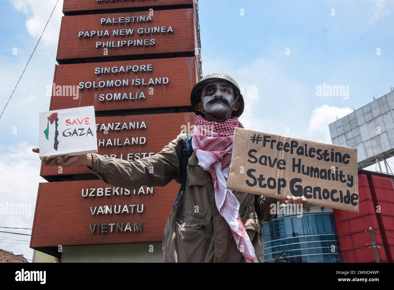Bandung, West Java, Indonesia. 2nd Mar, 2024. The artists walked ...