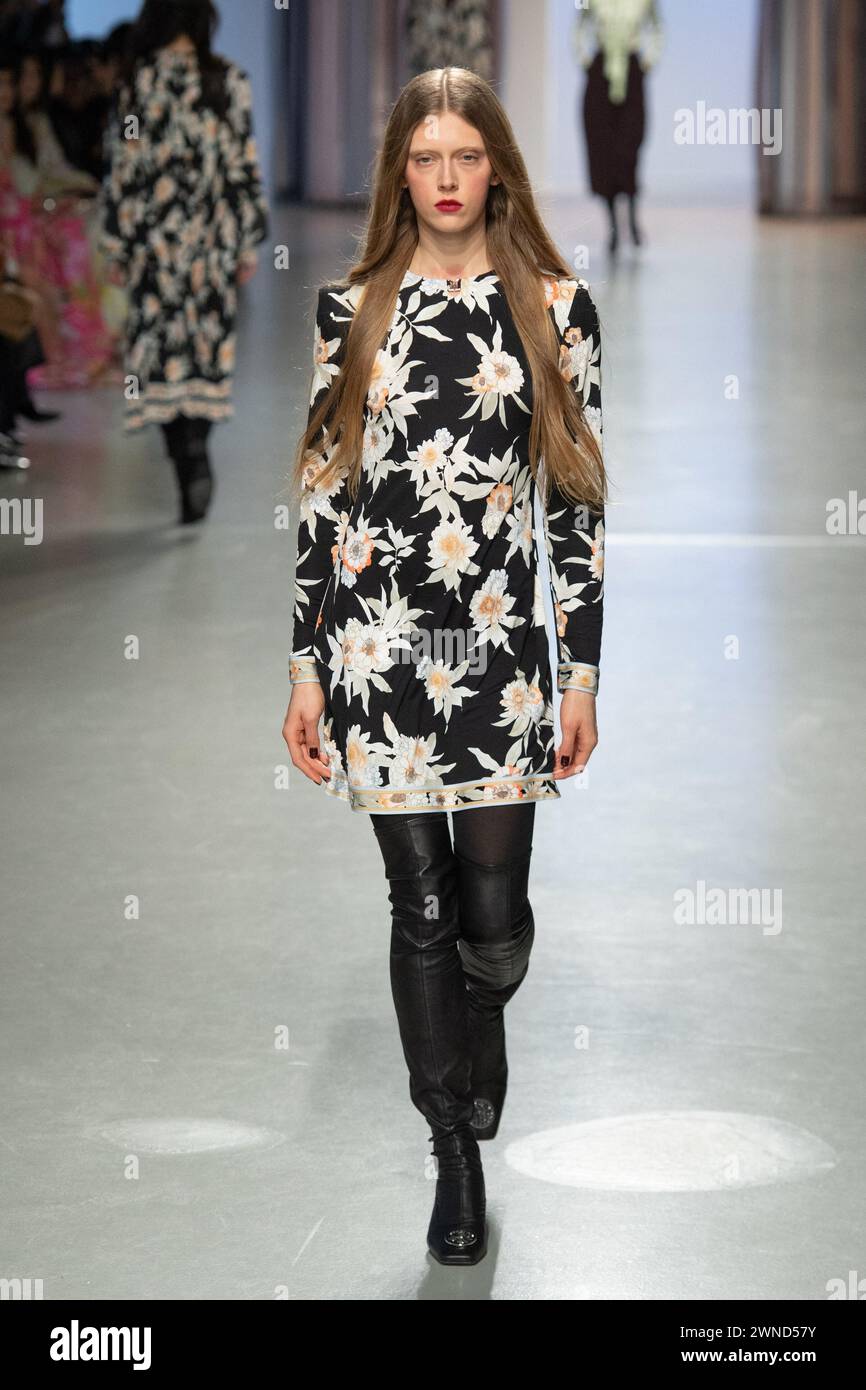 Paris, France. 01st Mar, 2024. A model walks the runway during the ...