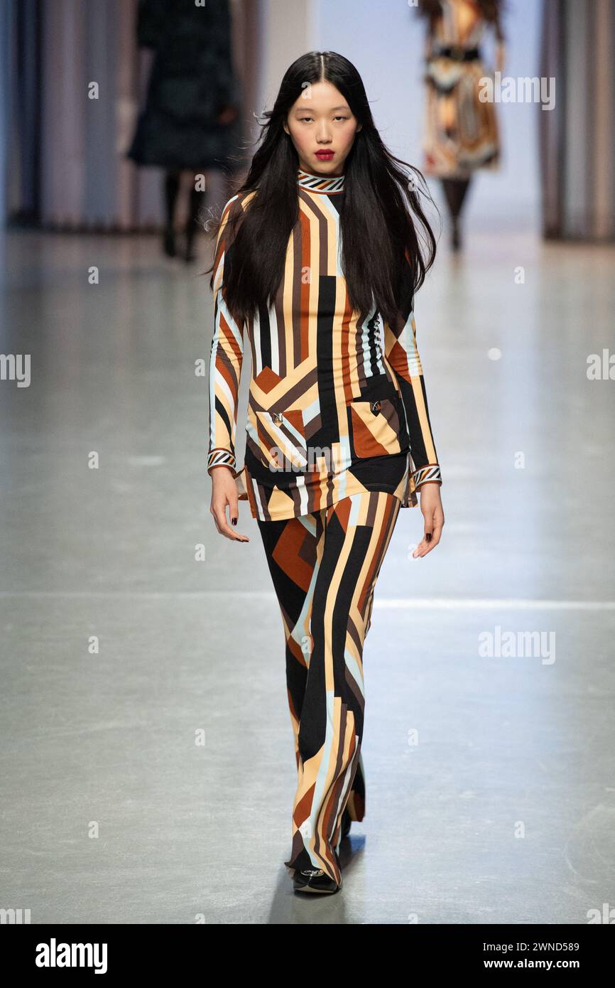 Paris, France. 01st Mar, 2024. A model walks the runway during the ...